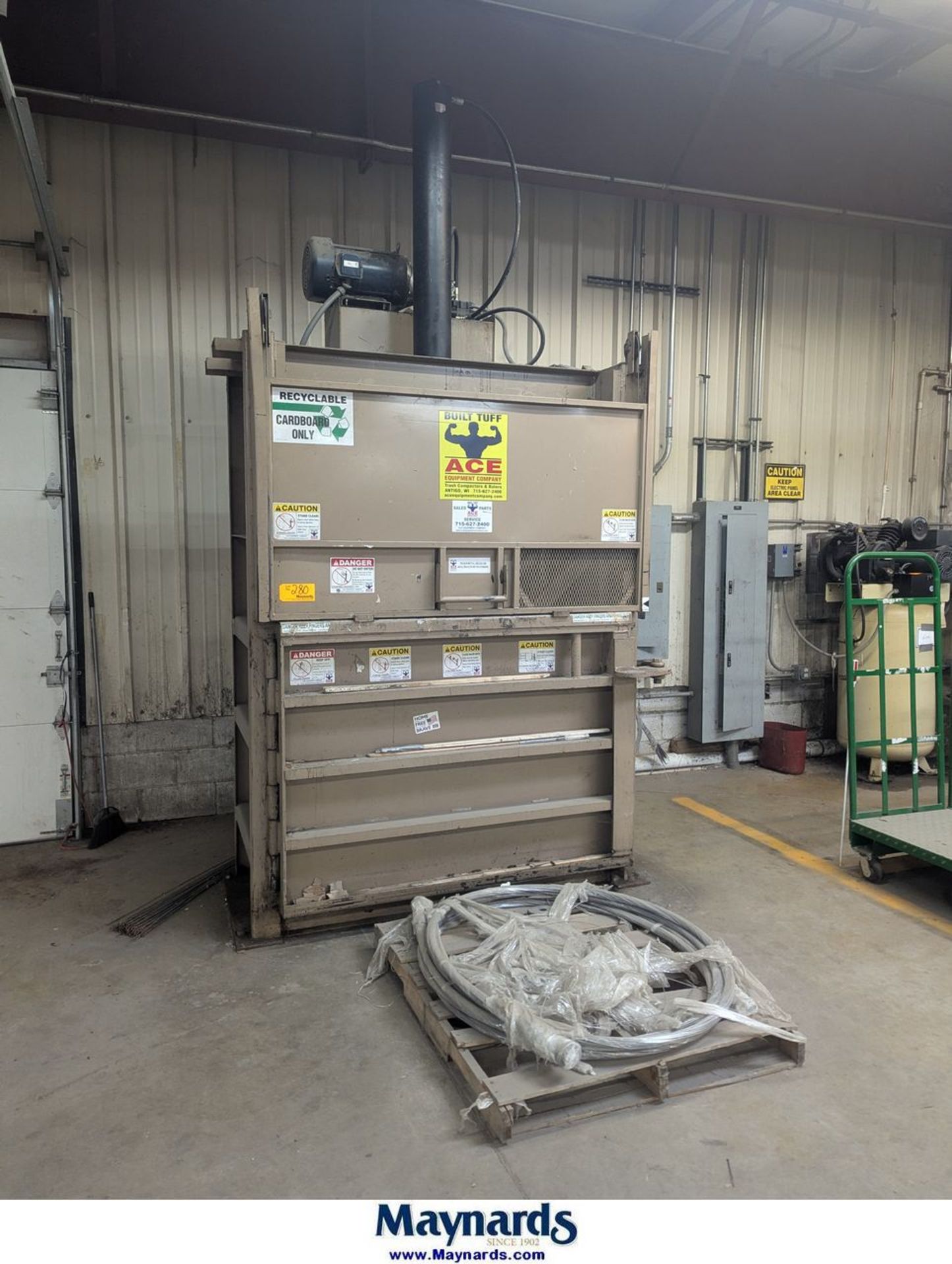 Built Tuff Ace Equipment Company Vertical Cardboard Baler Built Tuff ...