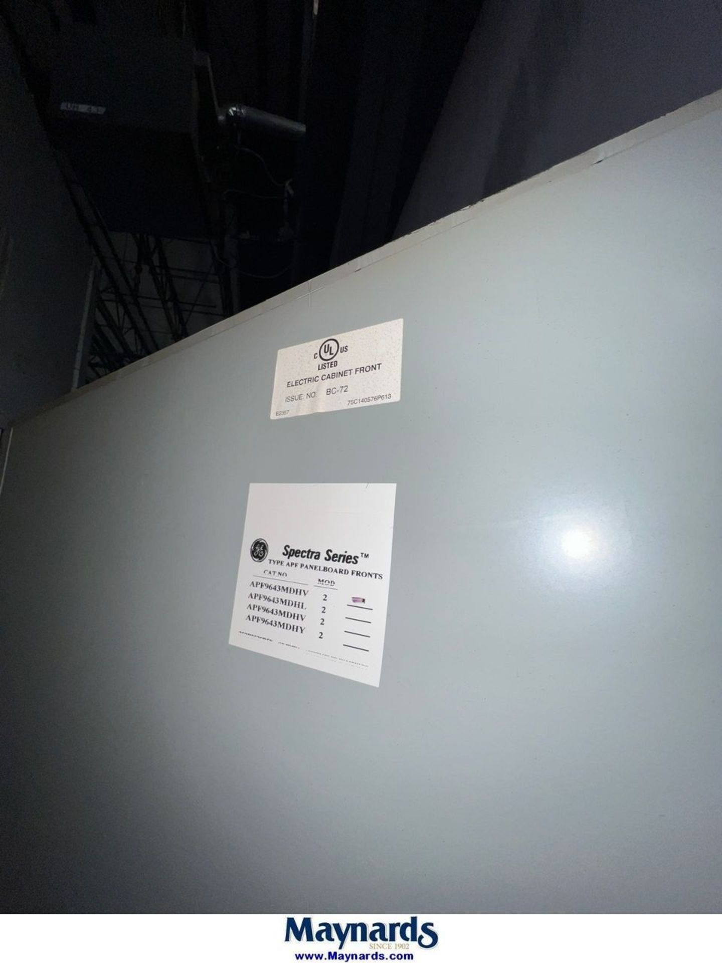 LOT OF (2) GE SPECTRA SERIES POWER PANELBOARD PANELS