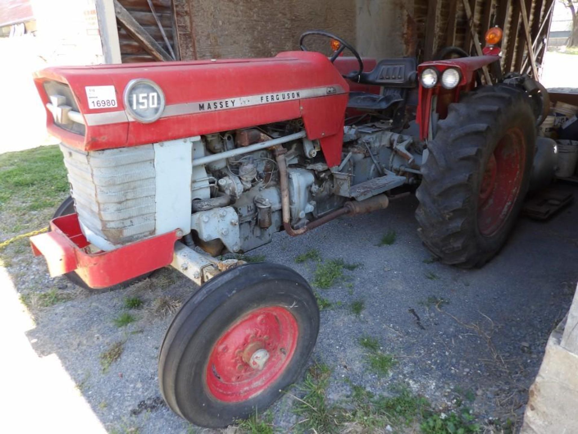 Massey Ferguson 150 AG Tractor, 8 Speed Trans, 3309 Hours Showing ...