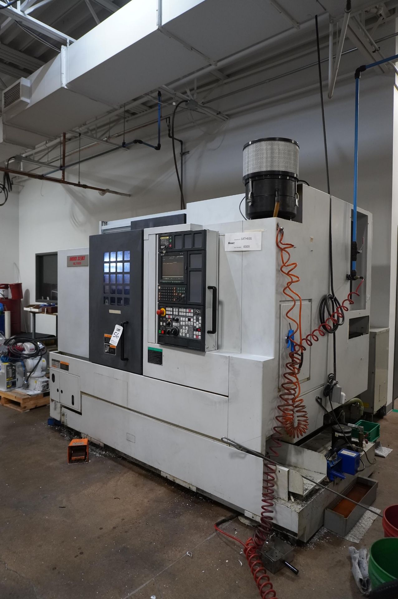 2006 MORI SEIKI NL1500/500 CNC TURNING CENTER, ATS 750A-G05 5C COLLET ...