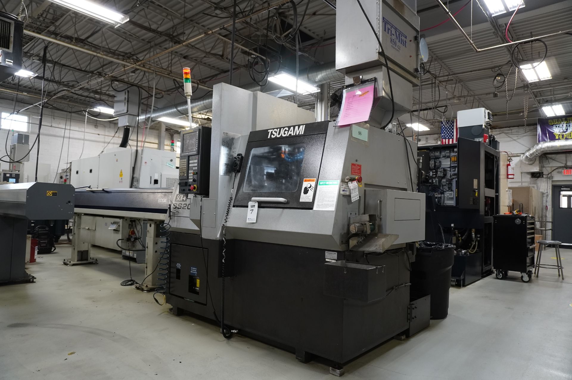 2012 TSUGAMI SS20 8-AXIS CNC SWISS LATHE, S/N 620, FANUC SERIES 32iB ...
