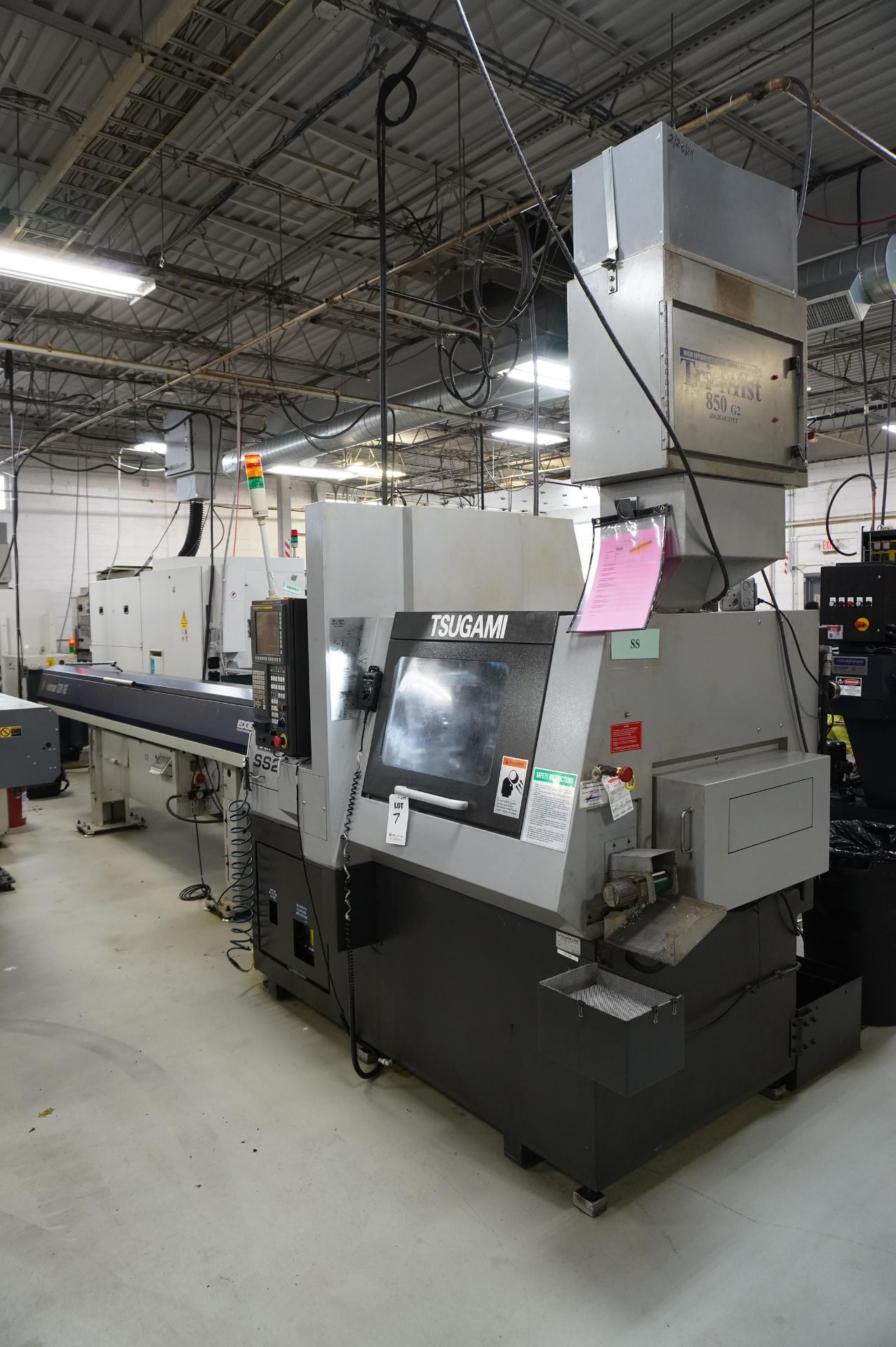 2012 TSUGAMI SS20 8-AXIS CNC SWISS LATHE, S/N 620, FANUC SERIES 32iB ...