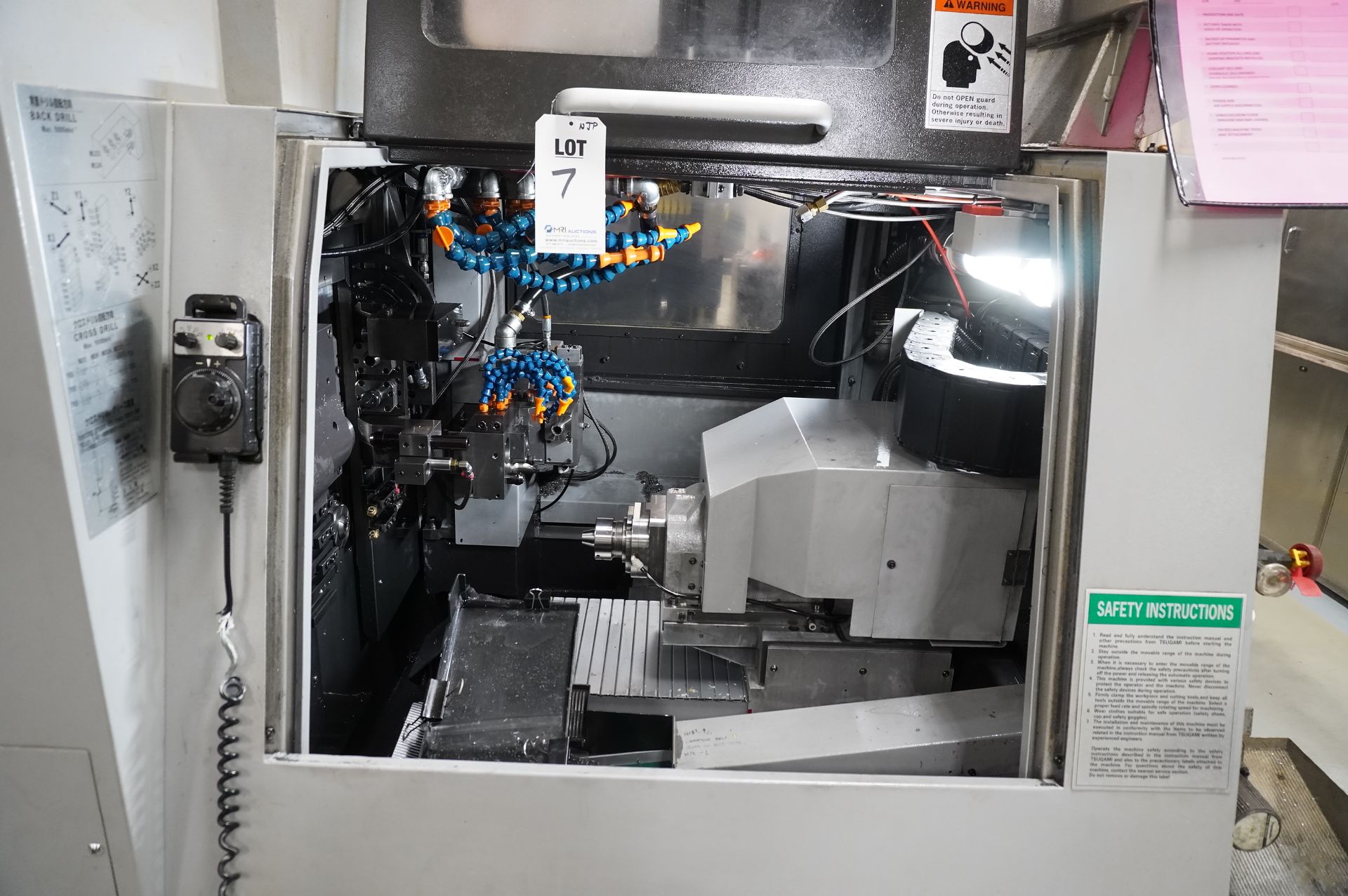 2012 TSUGAMI SS20 8-AXIS CNC SWISS LATHE, S/N 620, FANUC SERIES 32iB ...