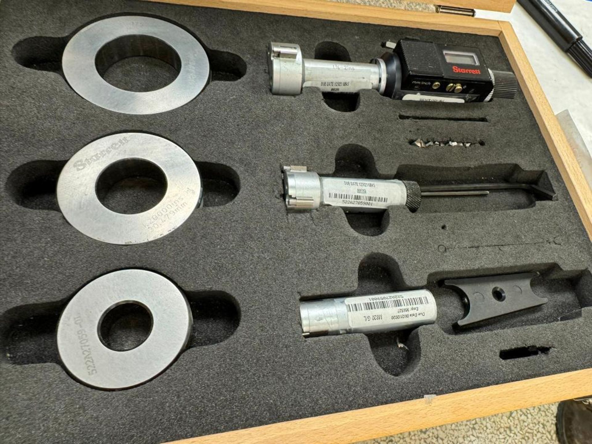 Starrett Digital Electronic Internal Micrometer, .750" - 2"