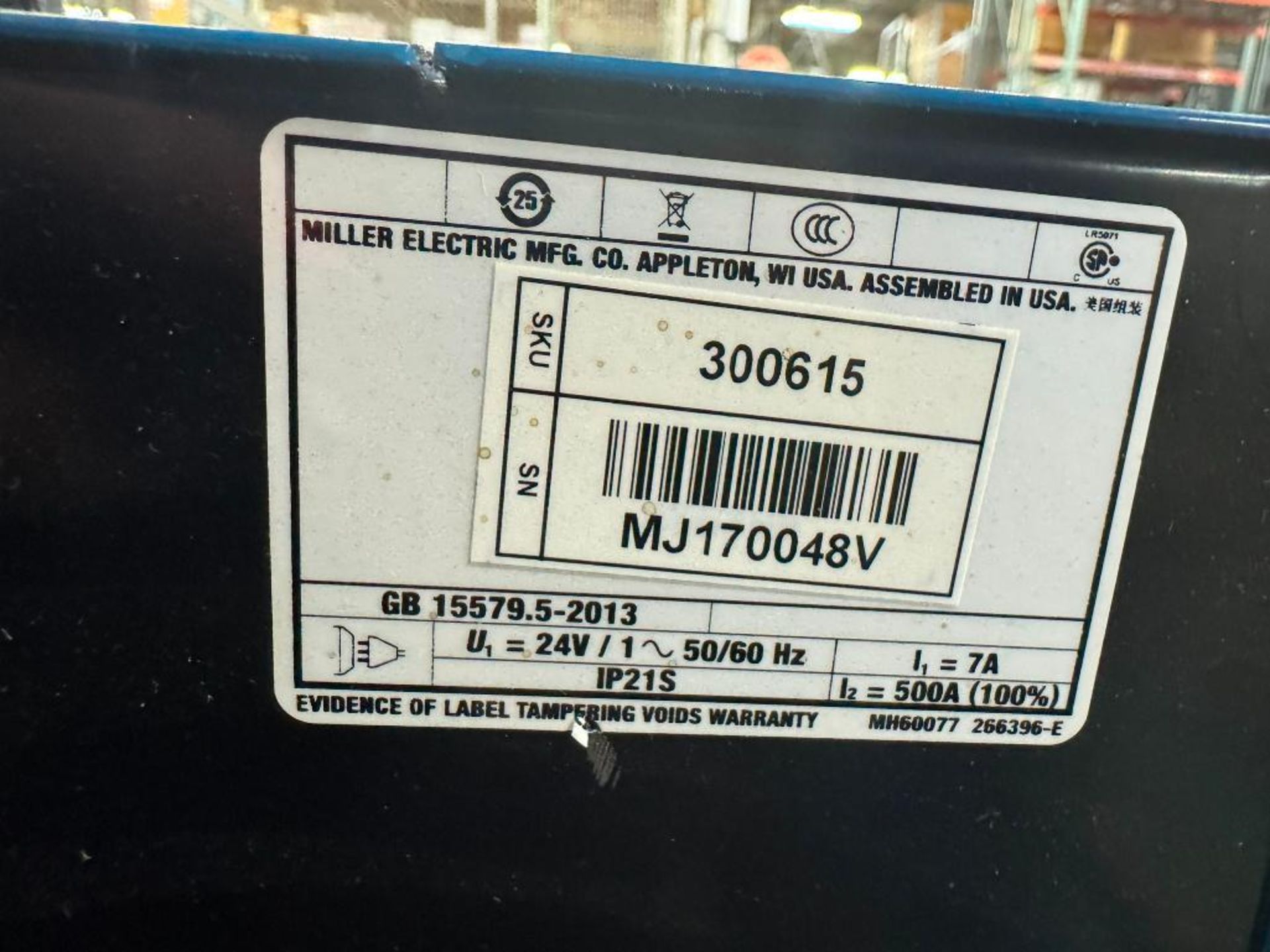 Miller Mig CV/DC Welder, Model CP-302, w/ Miller 24V Wire Feeder, Model ...