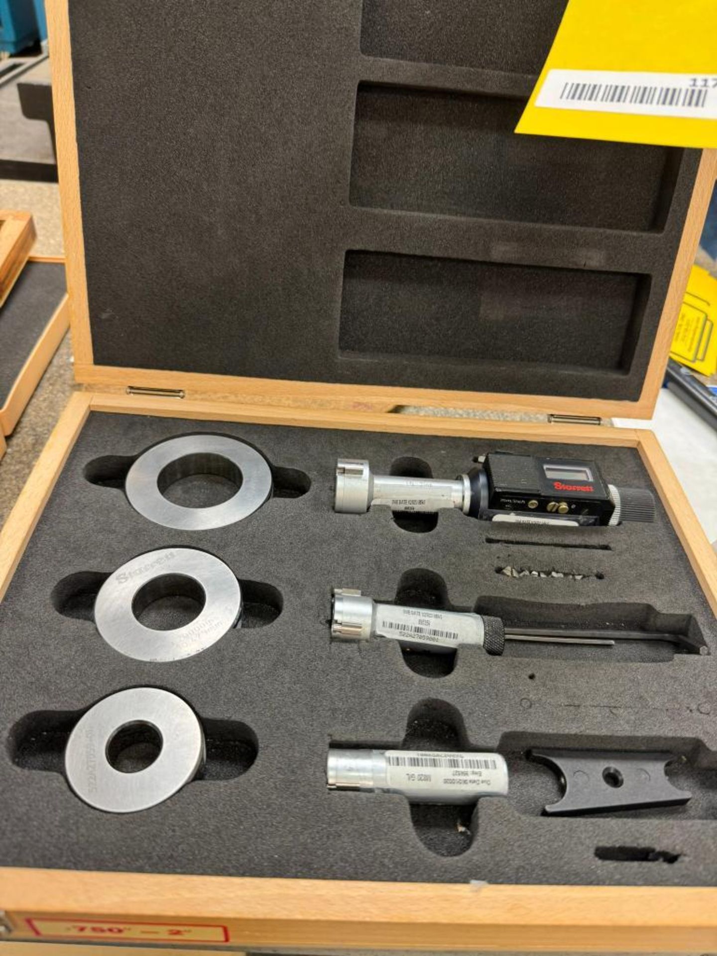 Starrett Digital Electronic Internal Micrometer, .750" - 2"