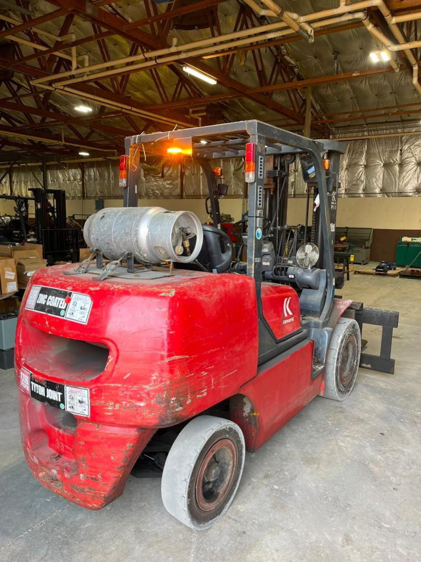 Kalmar AC 10,000 LB. Forklift, Model P-110CX-2-PS, S/N 131060A, 3-Stage ...