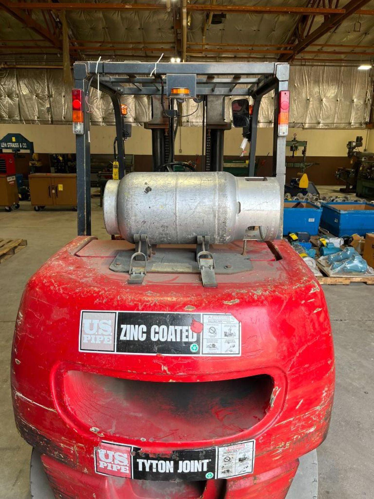 Kalmar AC 10,000 LB. Forklift, Model P-110CX-2-PS, S/N 131060A, 3-Stage ...