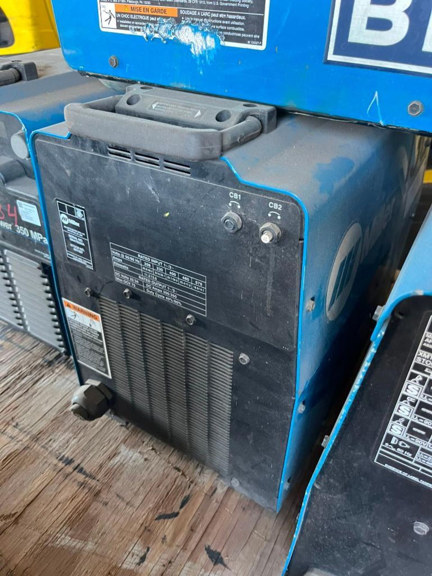 Miller Welder, 208/575 V, Stock No. 907420, S/N MA4702208