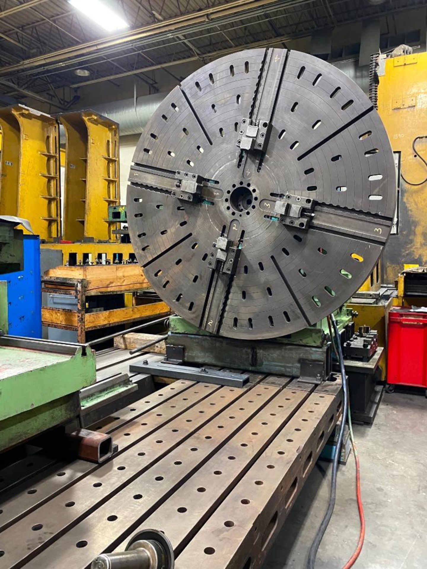TADU Frontal Engine MODULAR LATHE w/ 80" Chuck, Model: FS-LR; S/N V-F ...