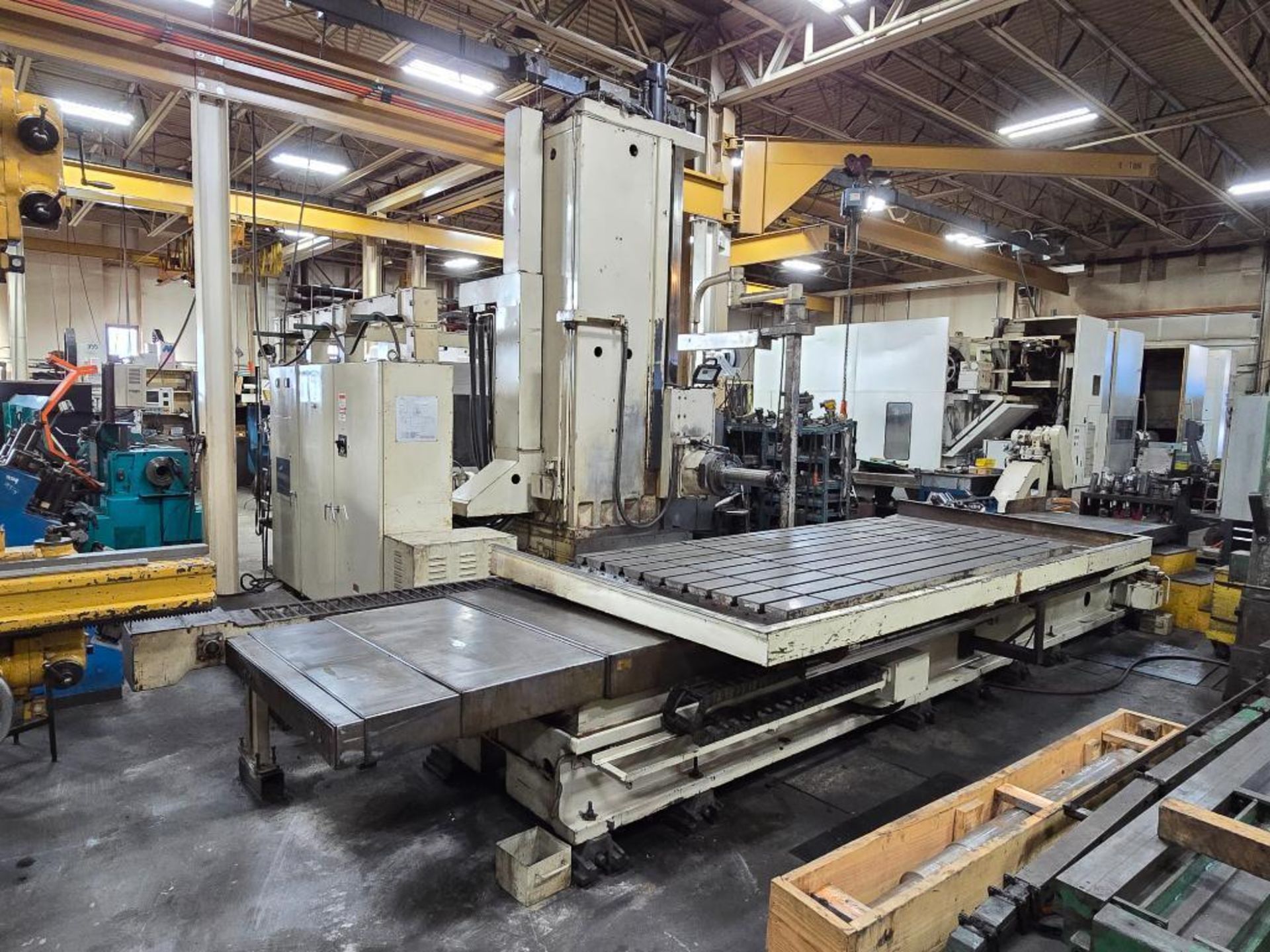 1982 Shibaura BPN-13 CNC Horizontal Boring Mill, 80" Vert Travel ...