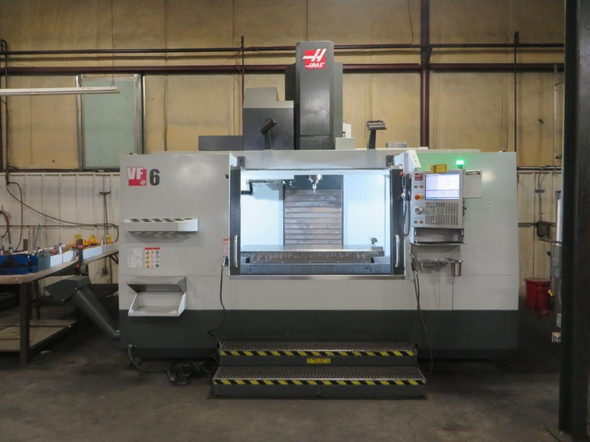 Haas VF6/50 CNC Vertical Machining Center, S/N 1183969, 50-Taper Spindle, 7000 RPM, Probing, Thru