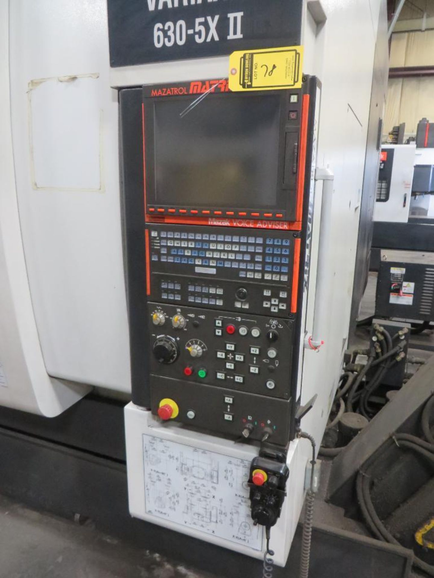 Mazak Variaxis 630-5X II CNC Vertical Machining Center, 40-ATC, 12,000 ...