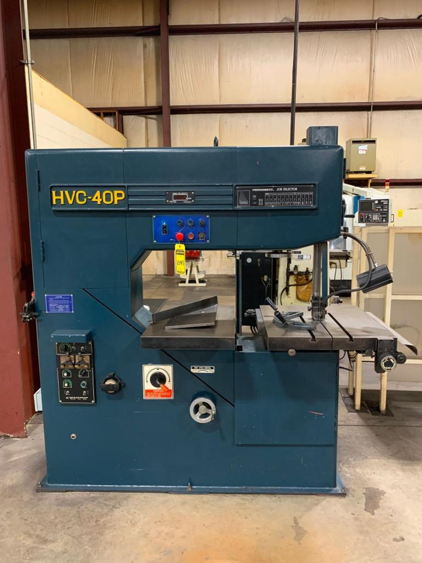1991 Peerless Vertical Band Saw, Model HVC-40P, S/N 1121617, 230/460 ...