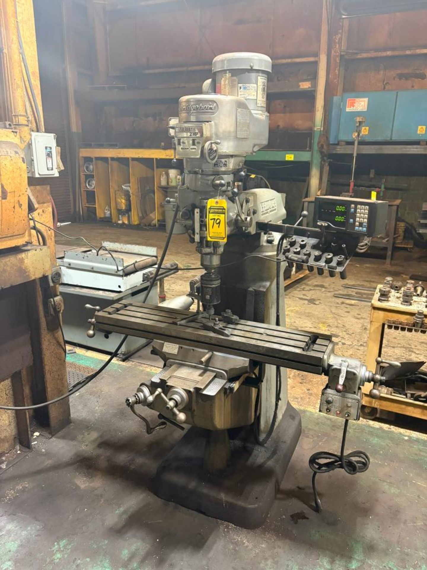 Bridgeport Series I 2HP Vertical Milling Machine, S/N 205813, w/ 9" X ...