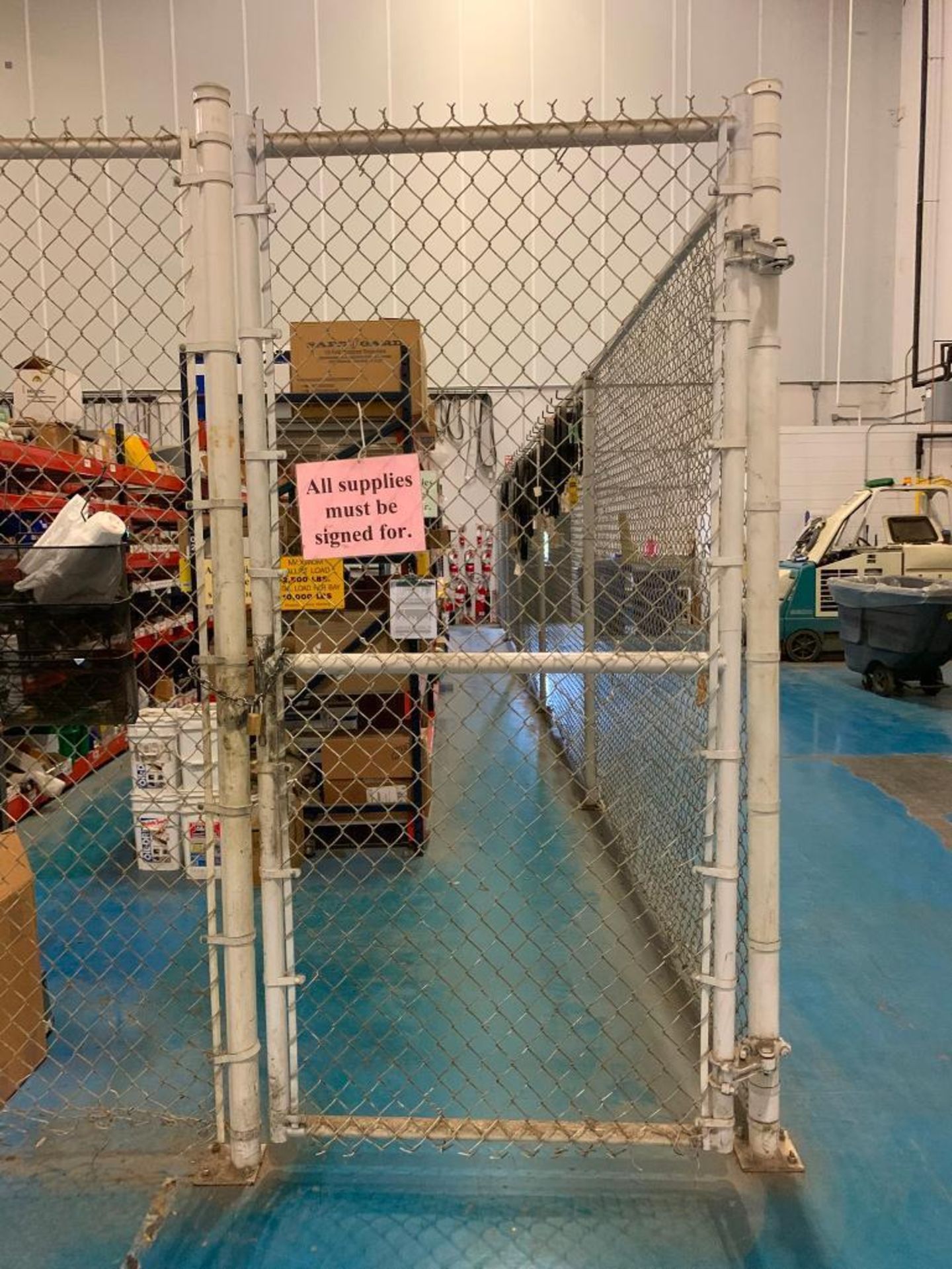 Maintenance Cage, 50' Wide X 70' Long X 8' Tall Chain Link, (2 ...