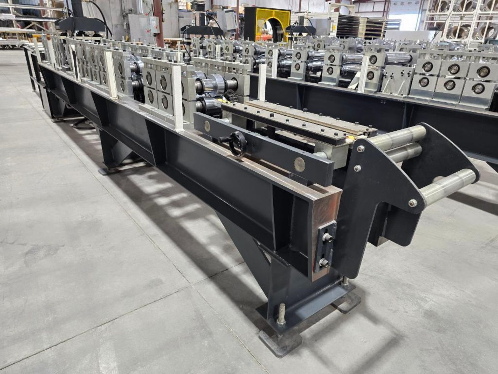 Cidan Automatic 13' Hydraulic Rollformer, J-Channel Forming & Back ...