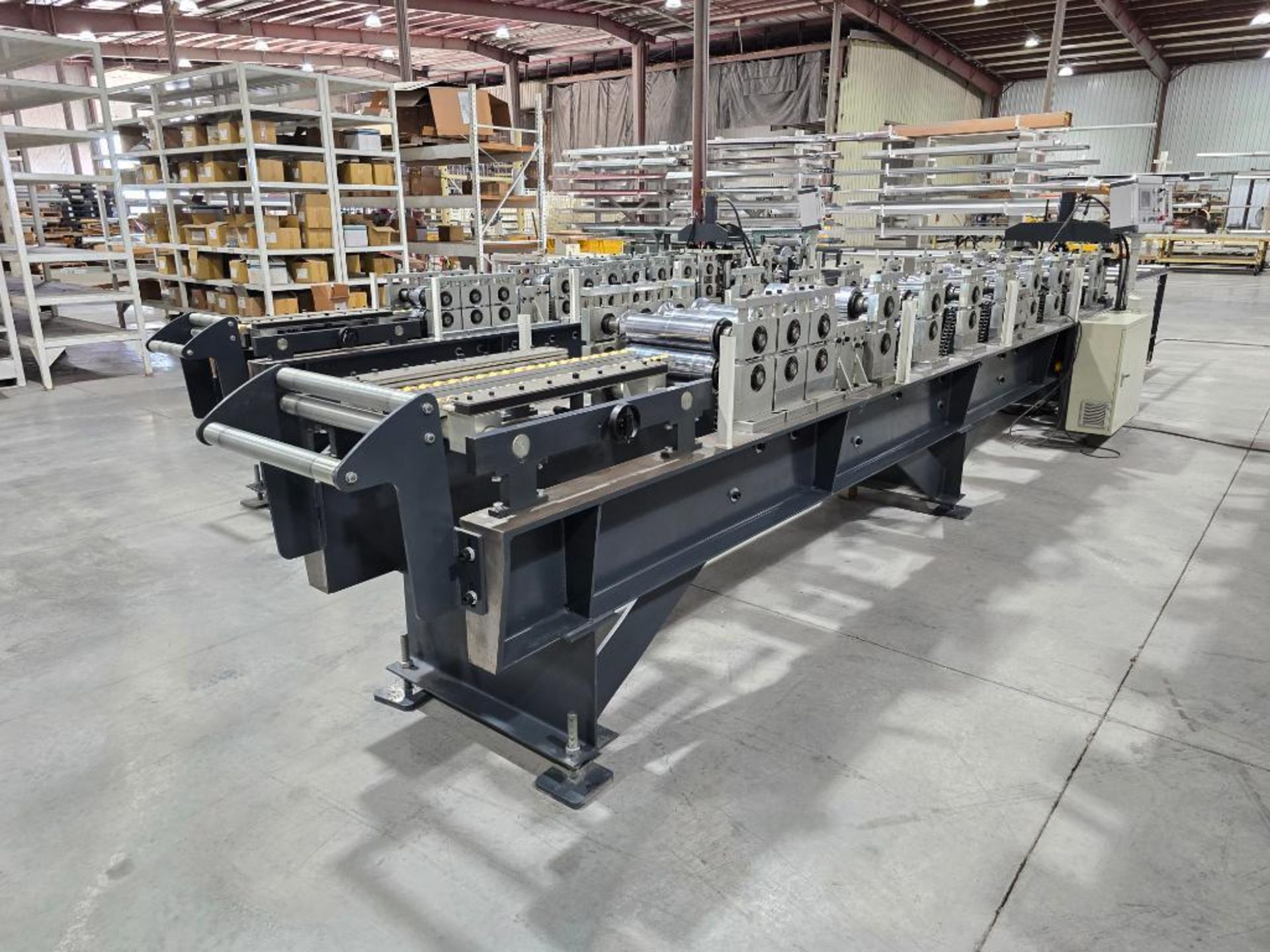 Cidan Automatic 15' Hydraulic Rollformer, Ridge Cap Forming & Back ...