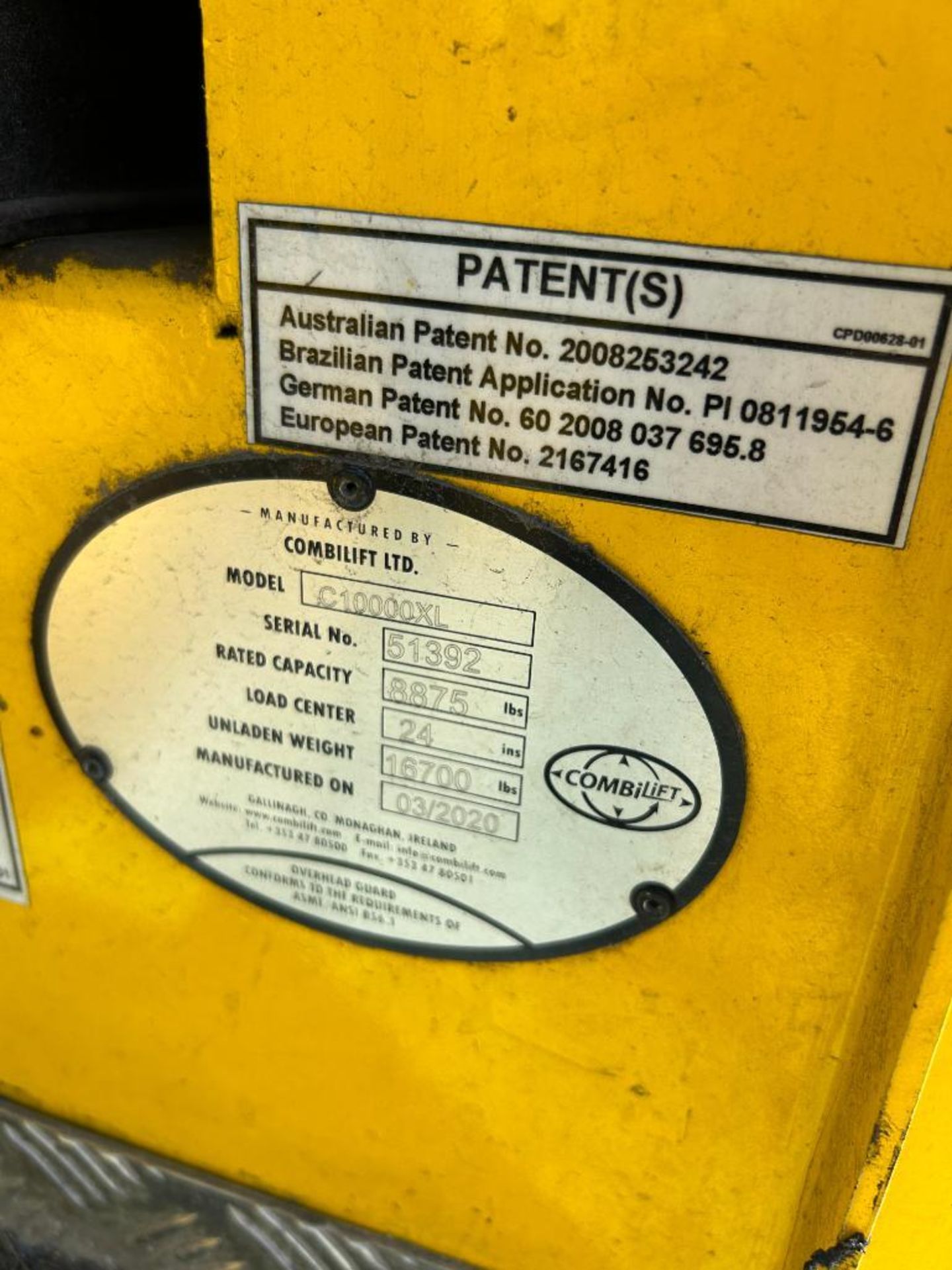 2020 Combilift 10,000-LB. Capacity Multidirectional Forklift, Model ...