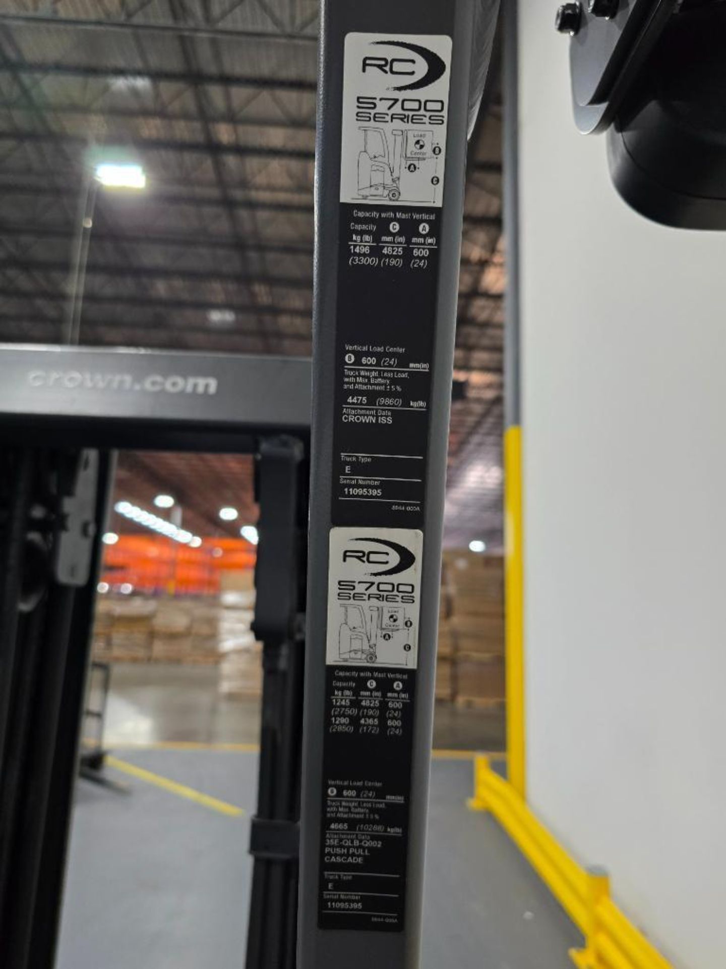 2024 Crown Stand-Up Electric Counterbalance Forklift, Model RC5735-35 ...