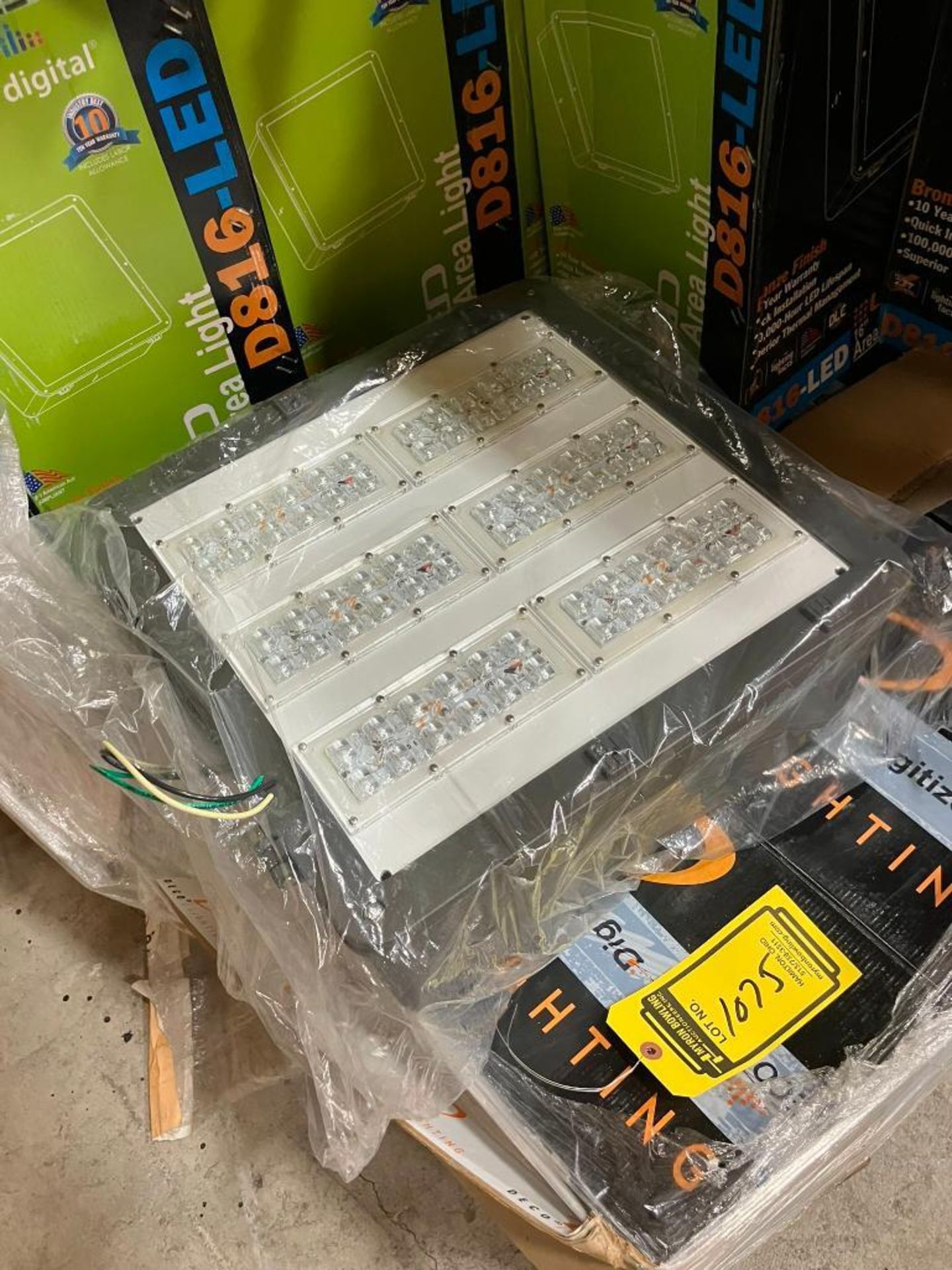 Pallet of Deco Digital D816-LED 16" Area Light Fixtures