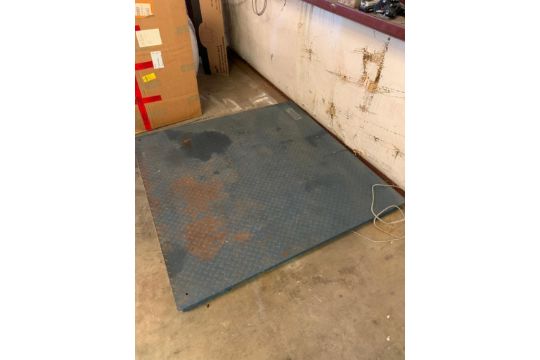 Uline Platform Scale, 59" X 59", Inscale LP7510A DRO