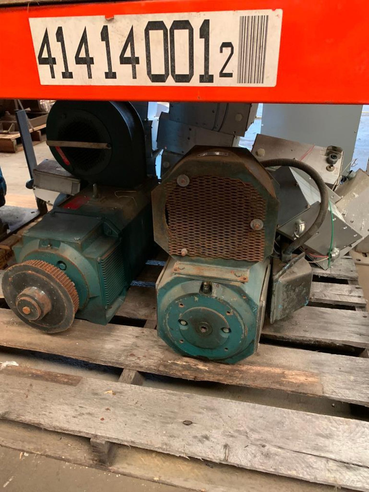 Pallet w/ Reliance Electric Blower, Reliance Electric 25-HP Motor ...