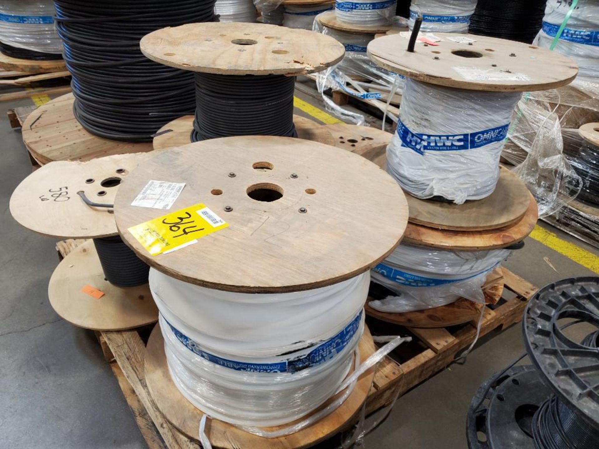 (7) Full & Partial Spools of Belden 12 AWG-4Cord TC-ER-VFD Copper Cable ...
