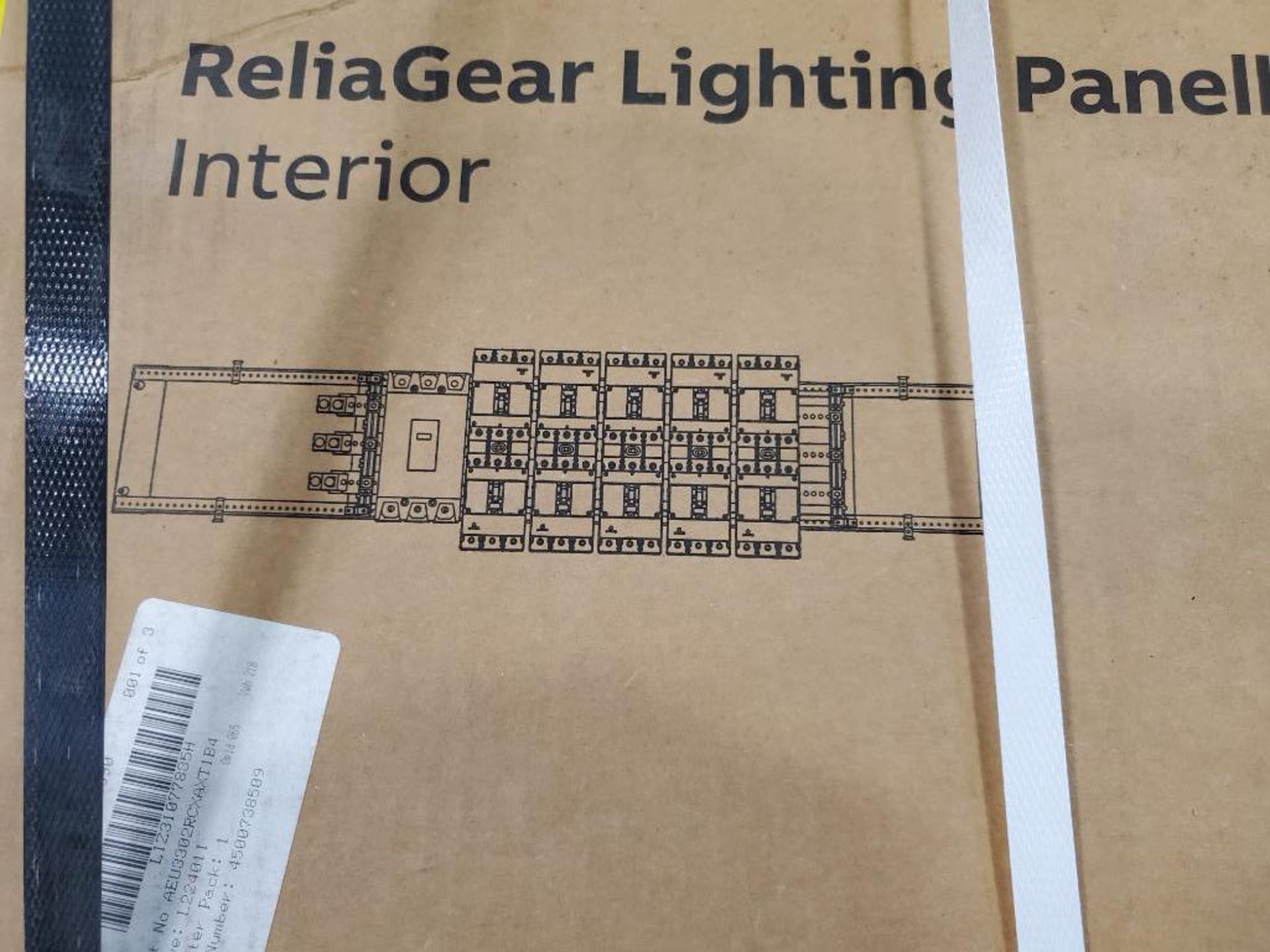 Pallet w/ GE ReliaGear Lighting Panel Boards, Frames & Cover Panels ...