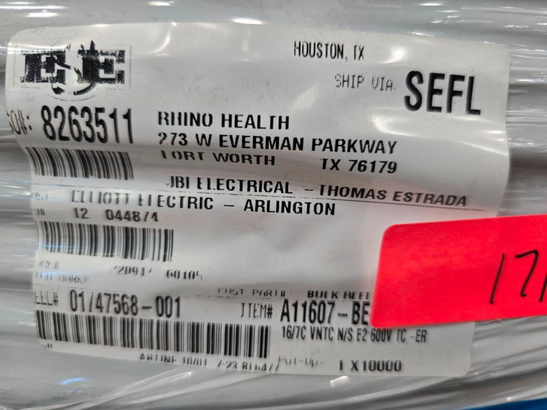{ Choice of lots: 337, 338, 339, 340 } (2) Full Spools of Belden 16 AWG ...