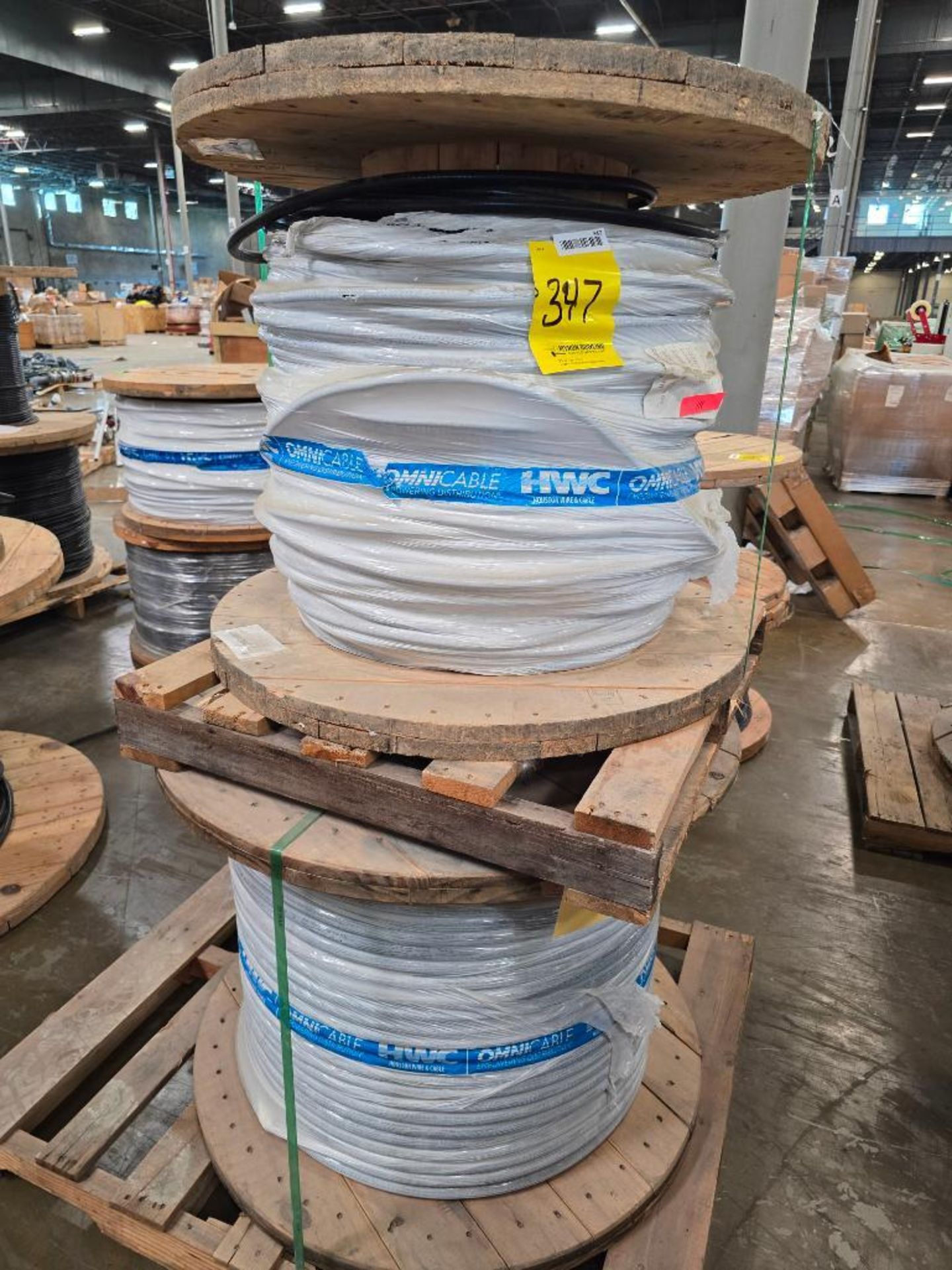(2) Full Wire Cable Spools: Belden 12 AWG-4Cord TC-ER-VFD Copper Cable ...