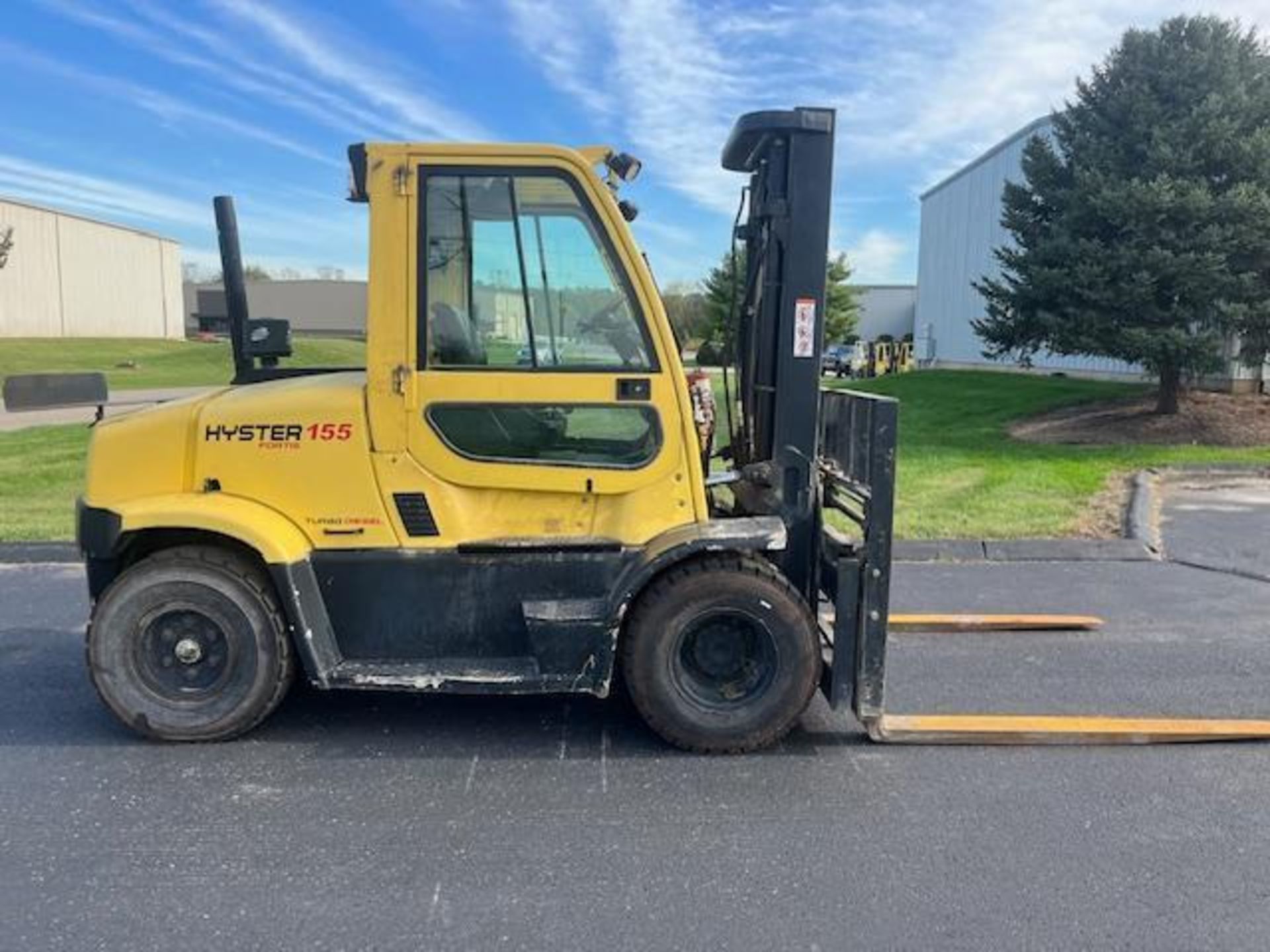 Hyster 15,500-LB. Capacity Forklift, Model H155FT, S/N J006V04026J ...