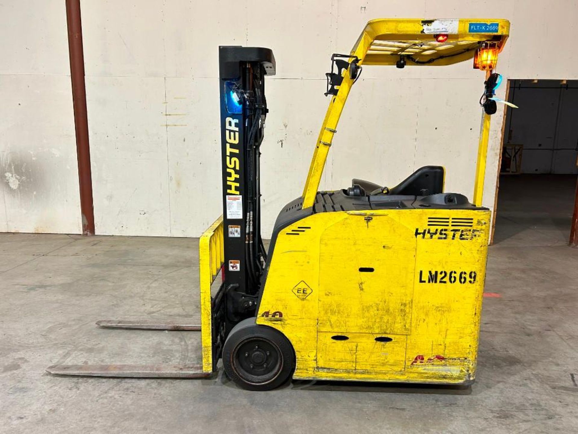 2020 Hyster 4,000-LB. Capacity Stand-Up Forklift, Model E40HSD3-21, S/N ...