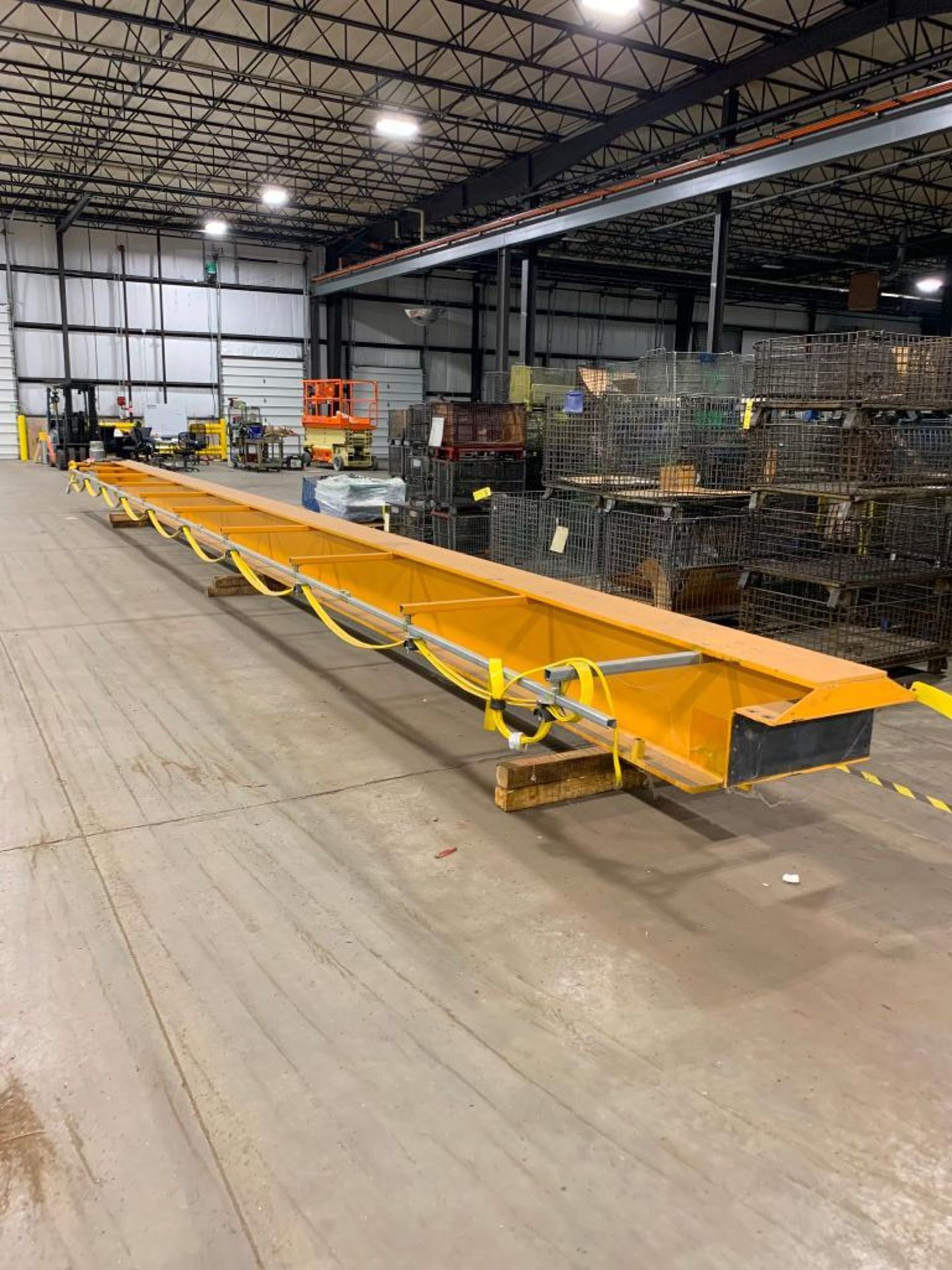 Street 5-Ton Capacity Dual Overhead Crane System, Top Rail Running, 46 ...