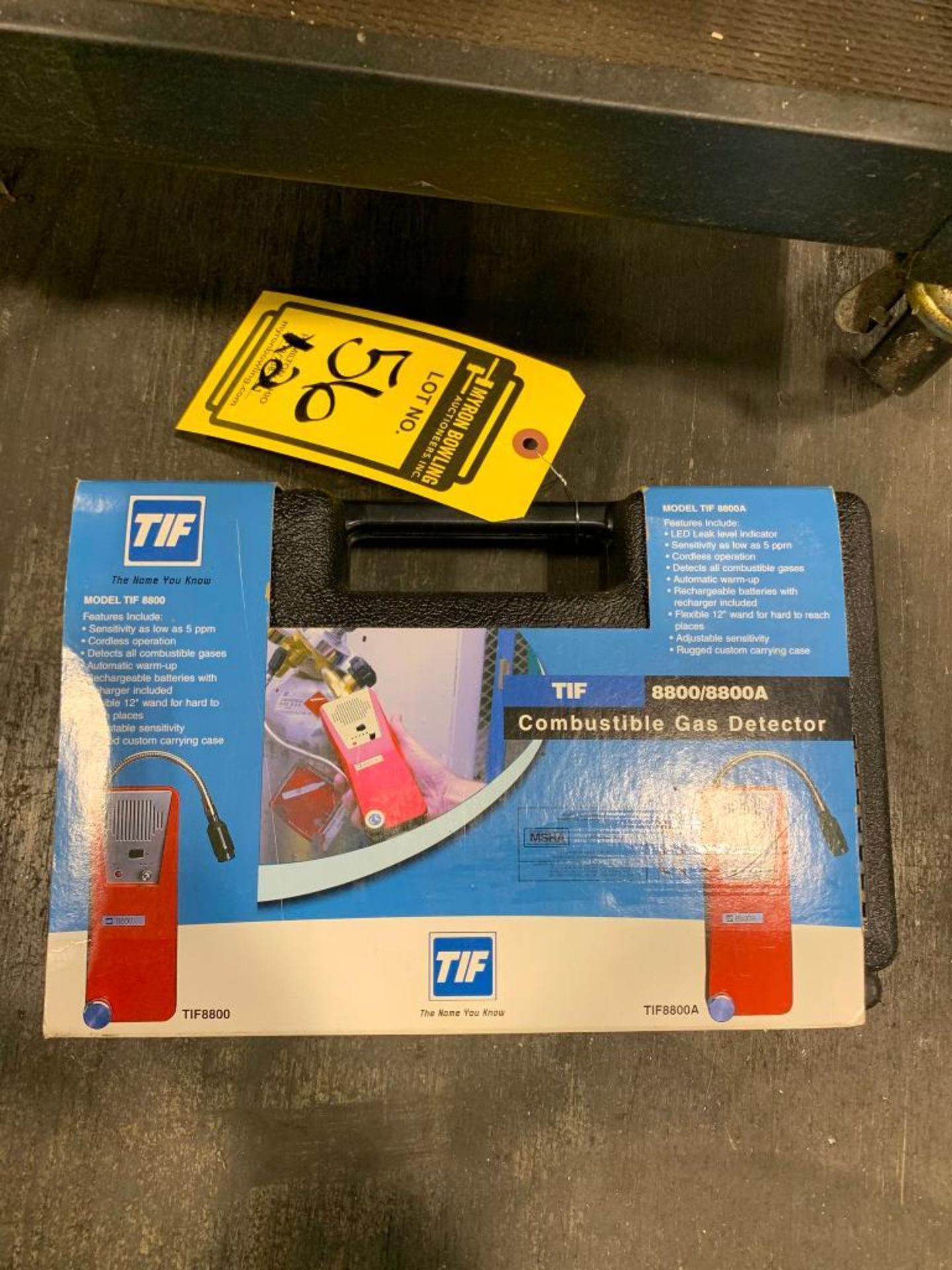 { Group of lots: 56, 57 } (2) TIF Combustible Gas Detectors, Model TIF ...