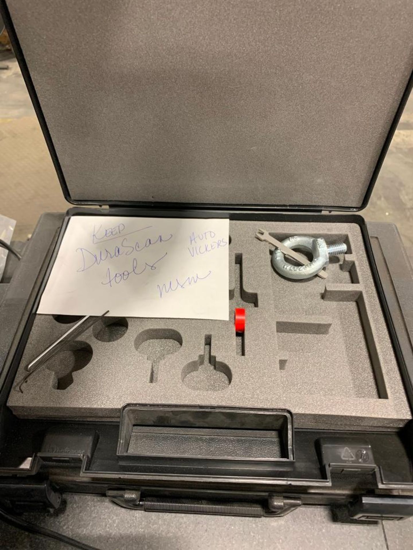 Struers DuraScan Hardness Tester, Model DURASCAN 70, 100-240 V, w/ 36 ...