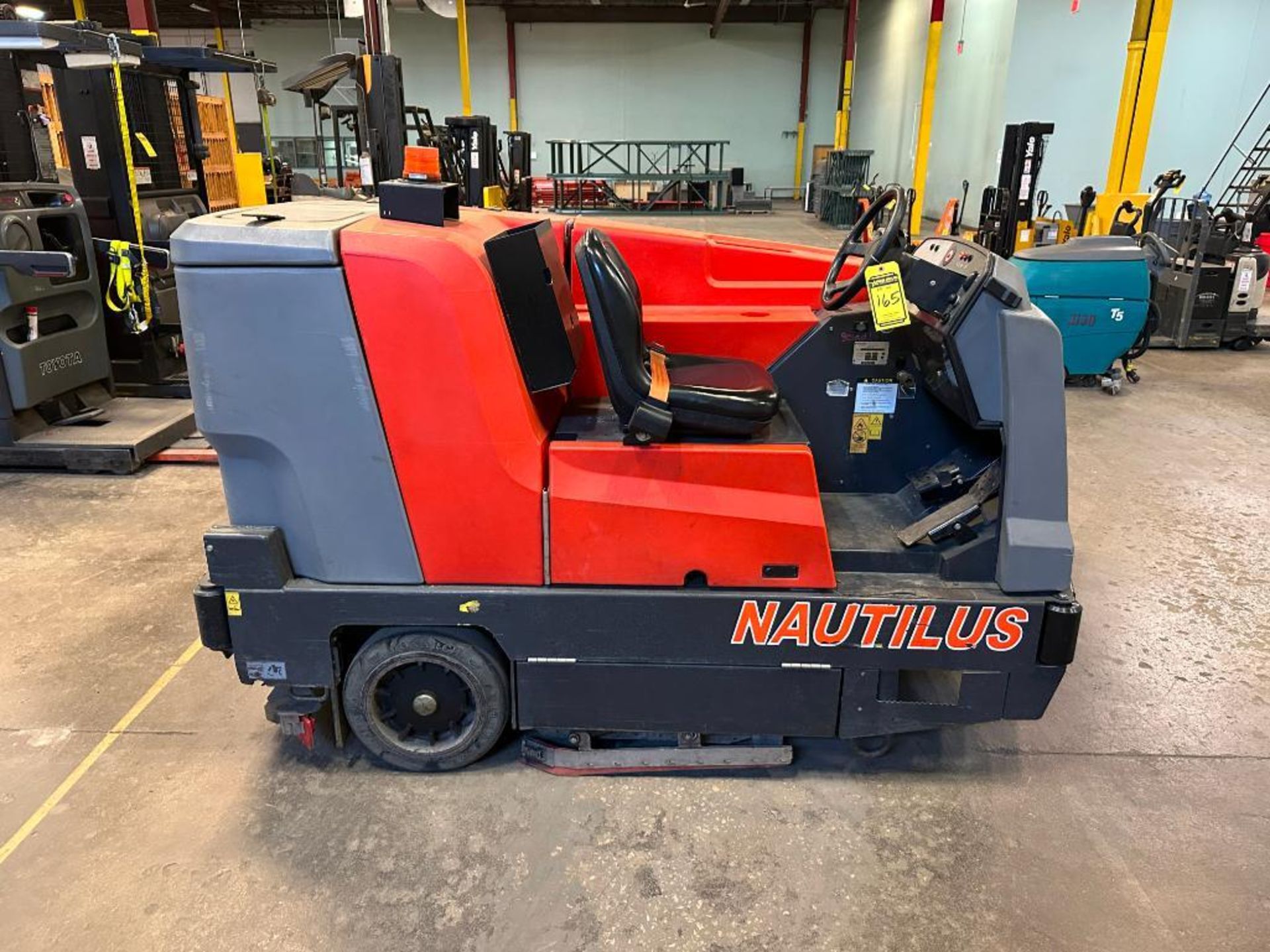 2019 PowerBoss Nautilus Sit-Down Floor Scrubber, Model PB45LP, S/N ...
