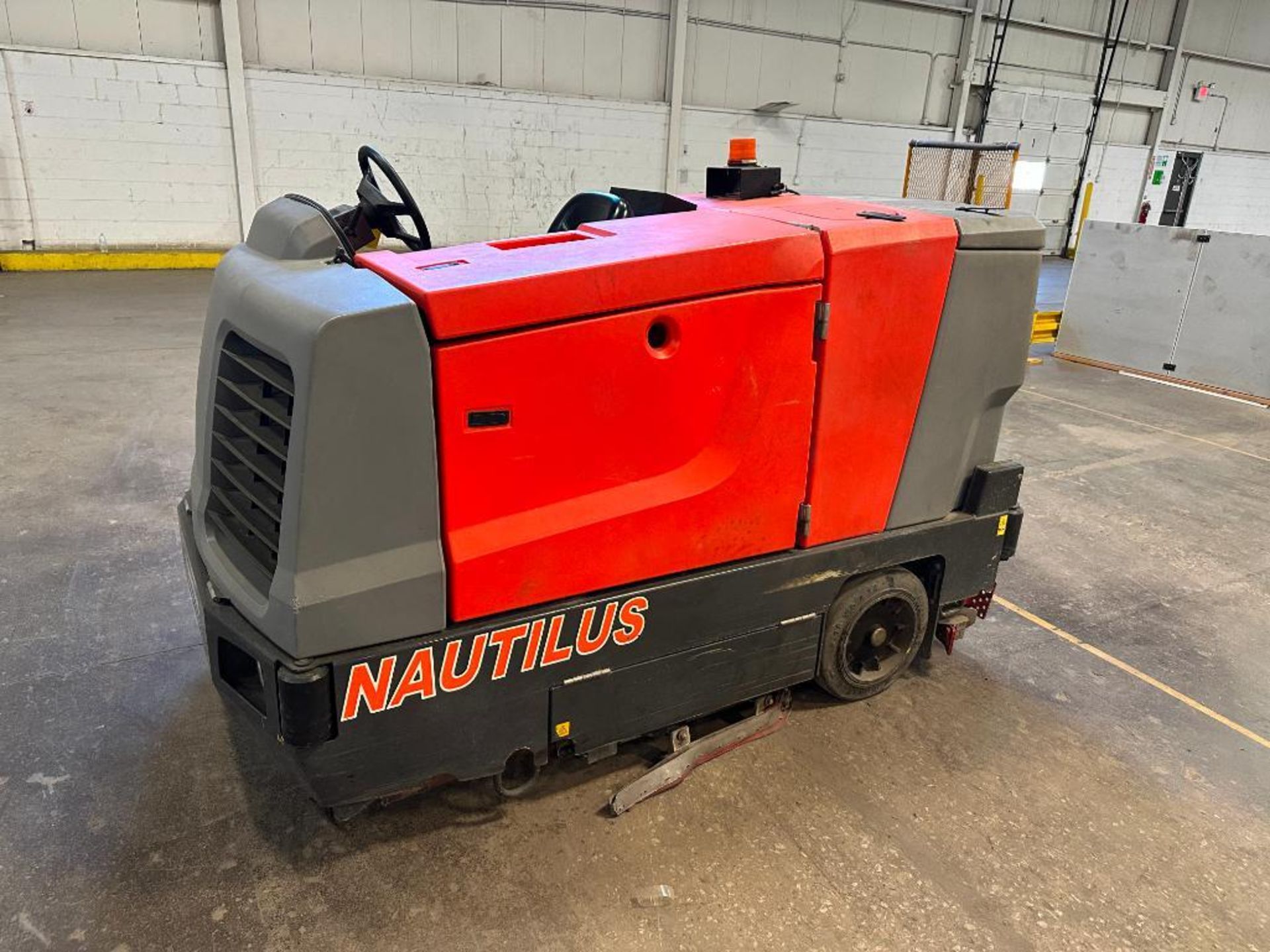 2019 PowerBoss Nautilus Sit-Down Floor Scrubber, Model PB45LP, S/N ...