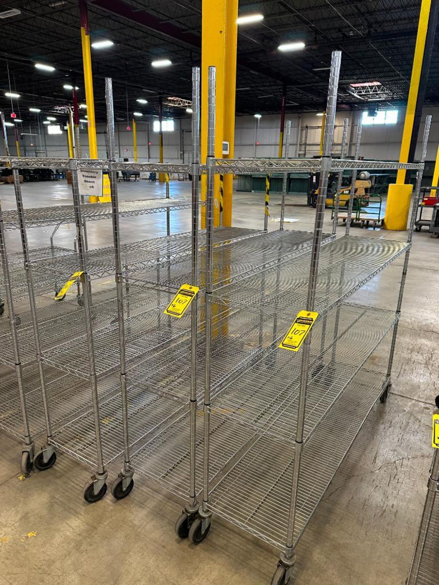{ Choice of lots: 107, 108 } (6) Assorted Size Metro Racks ($10 Loading ...