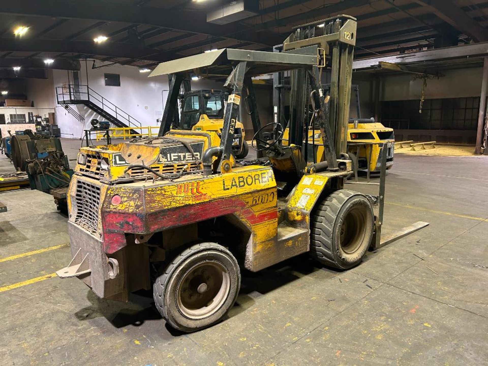 Load Lifter Laborer 6,000 LB. Capacity LPG Forklift, 2-Stage Mast, Side ...