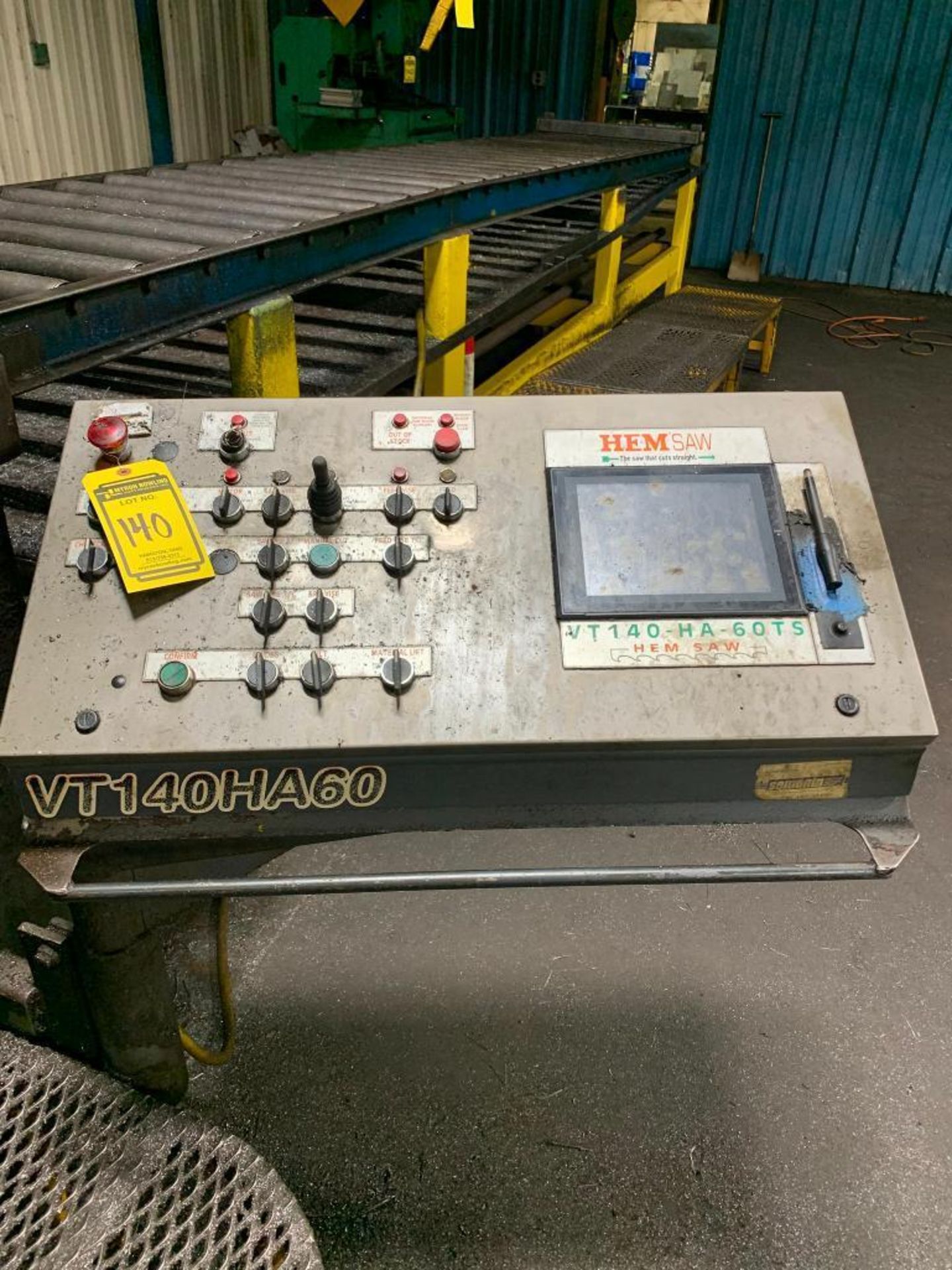 Hem Saw Inc. VT 140 HA-60 Ts Automatic Vertical Band Saw, Auto-Clamping ...