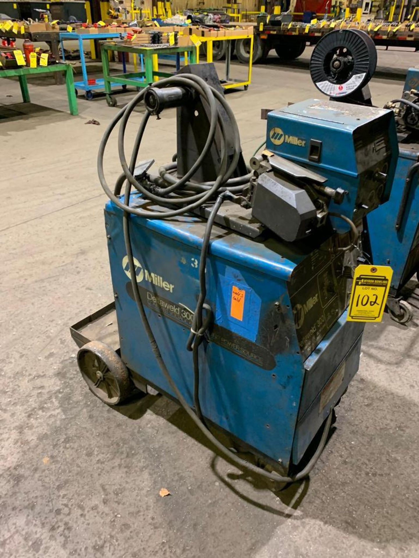 Miller Deltaweld 300 CV DC Welding Power Source, Miller 60 Series 24 V ...