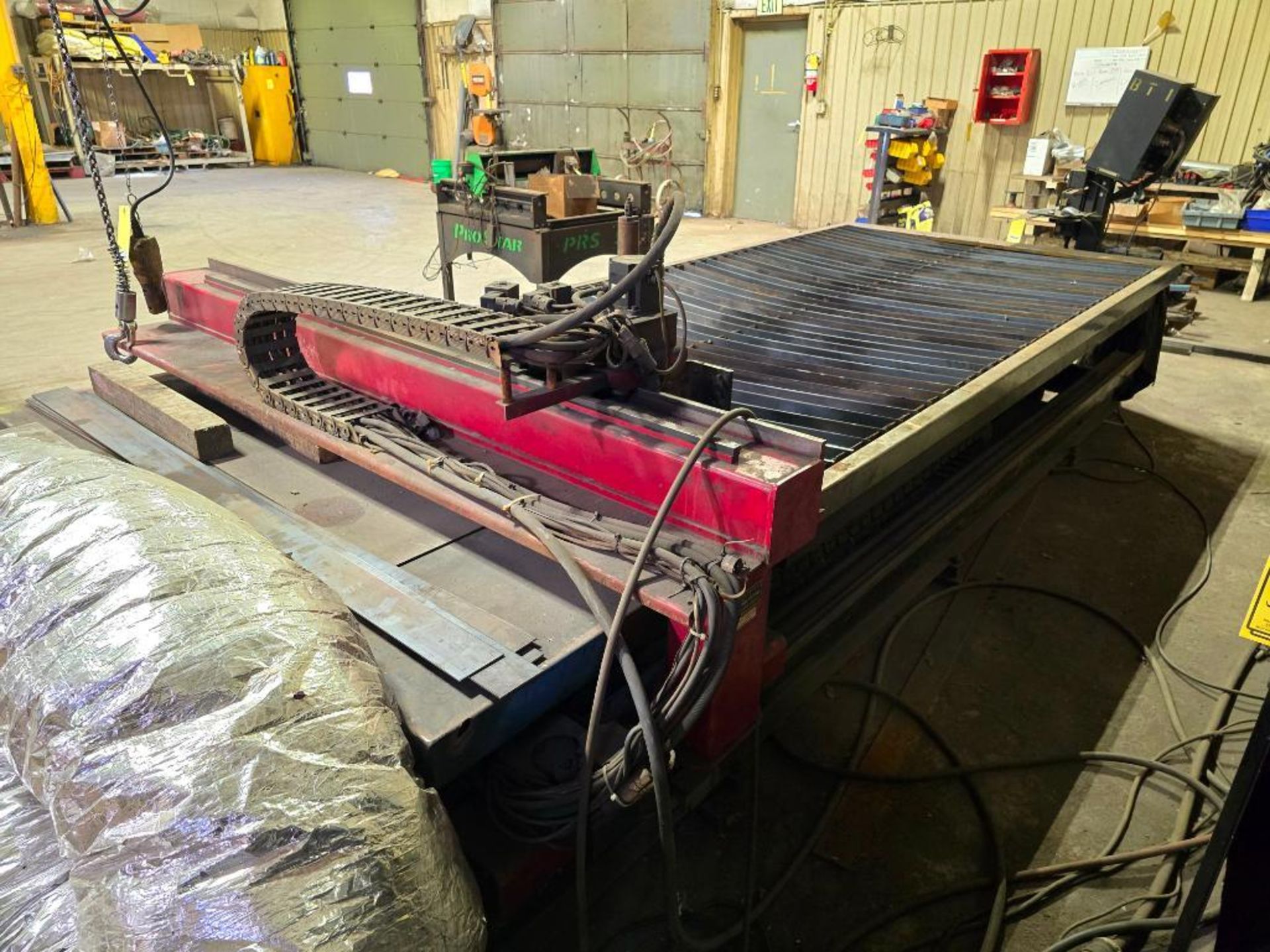 Master Series 128" x 66" Plasma Burning Table, Hypertherm Edge ...