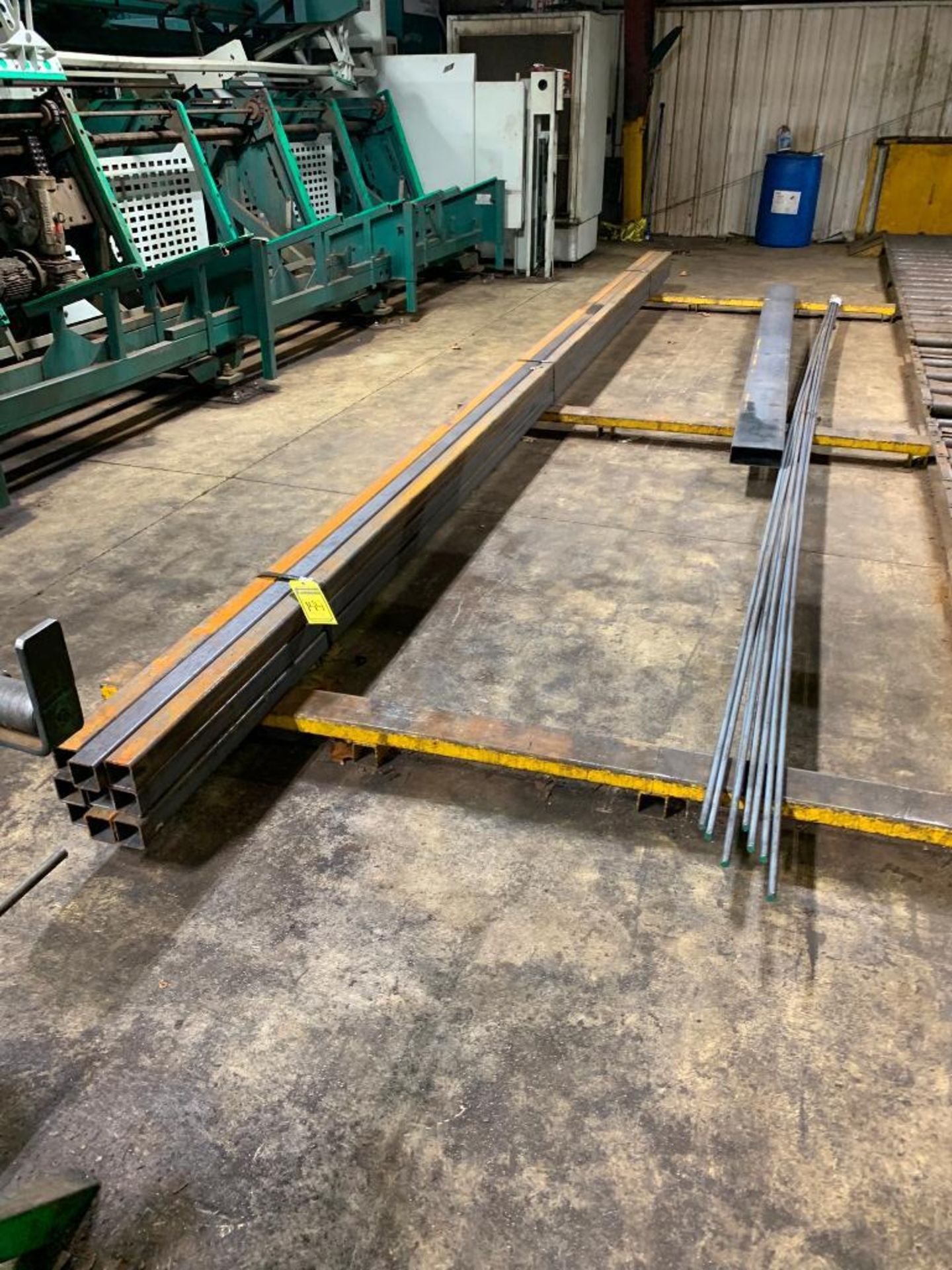 (2) Cantilever Steel Racks w/ Tube Stock, Small Steel Rack w/ Tube ...