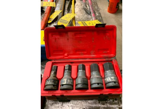 (2) Napa Hex Driver Impact Socket Set, Standard & Metric