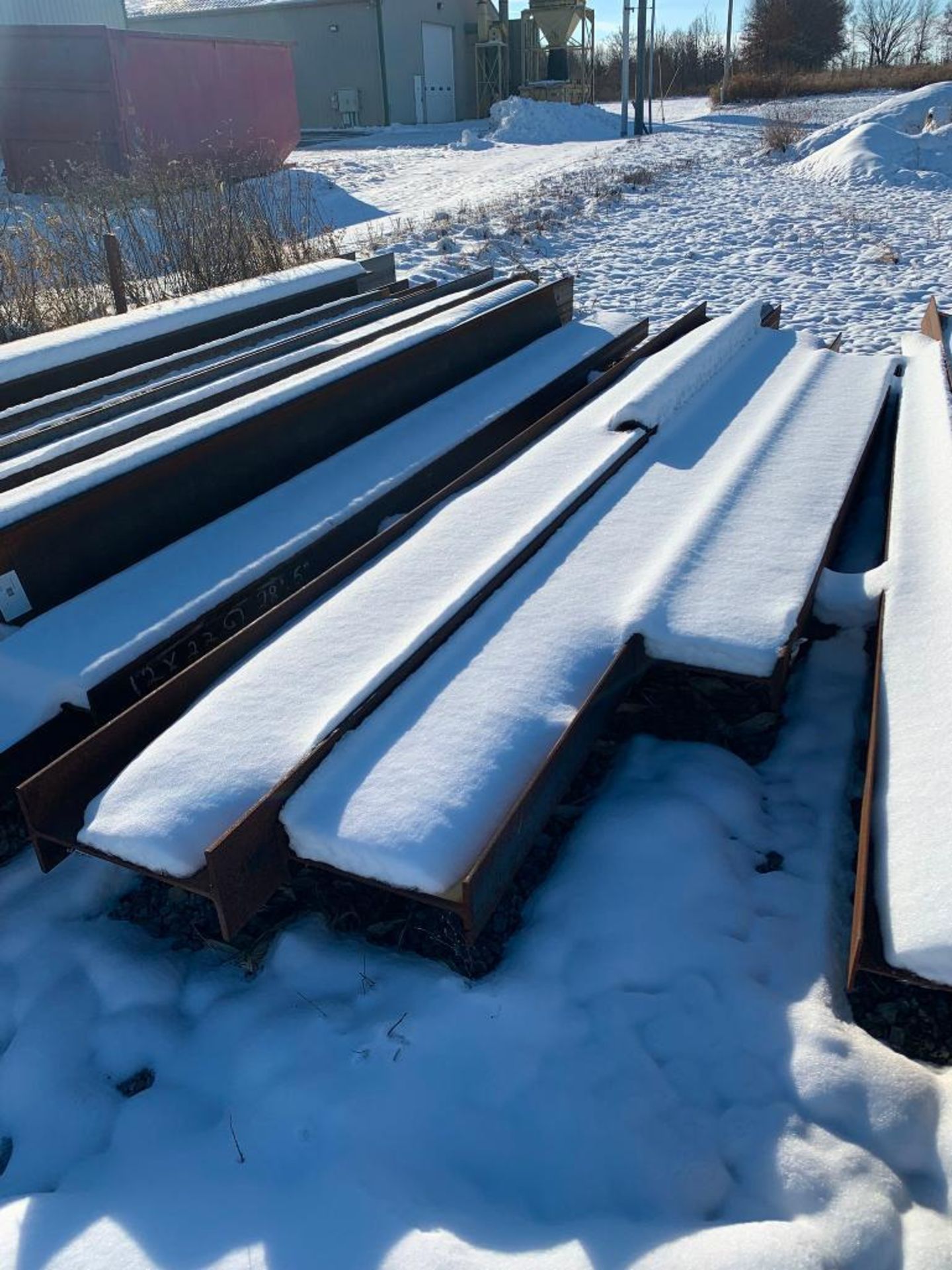 { Group of lots: 218, 219, 220 } Lot of Assorted I-Beams, W8 Up To W16 ...
