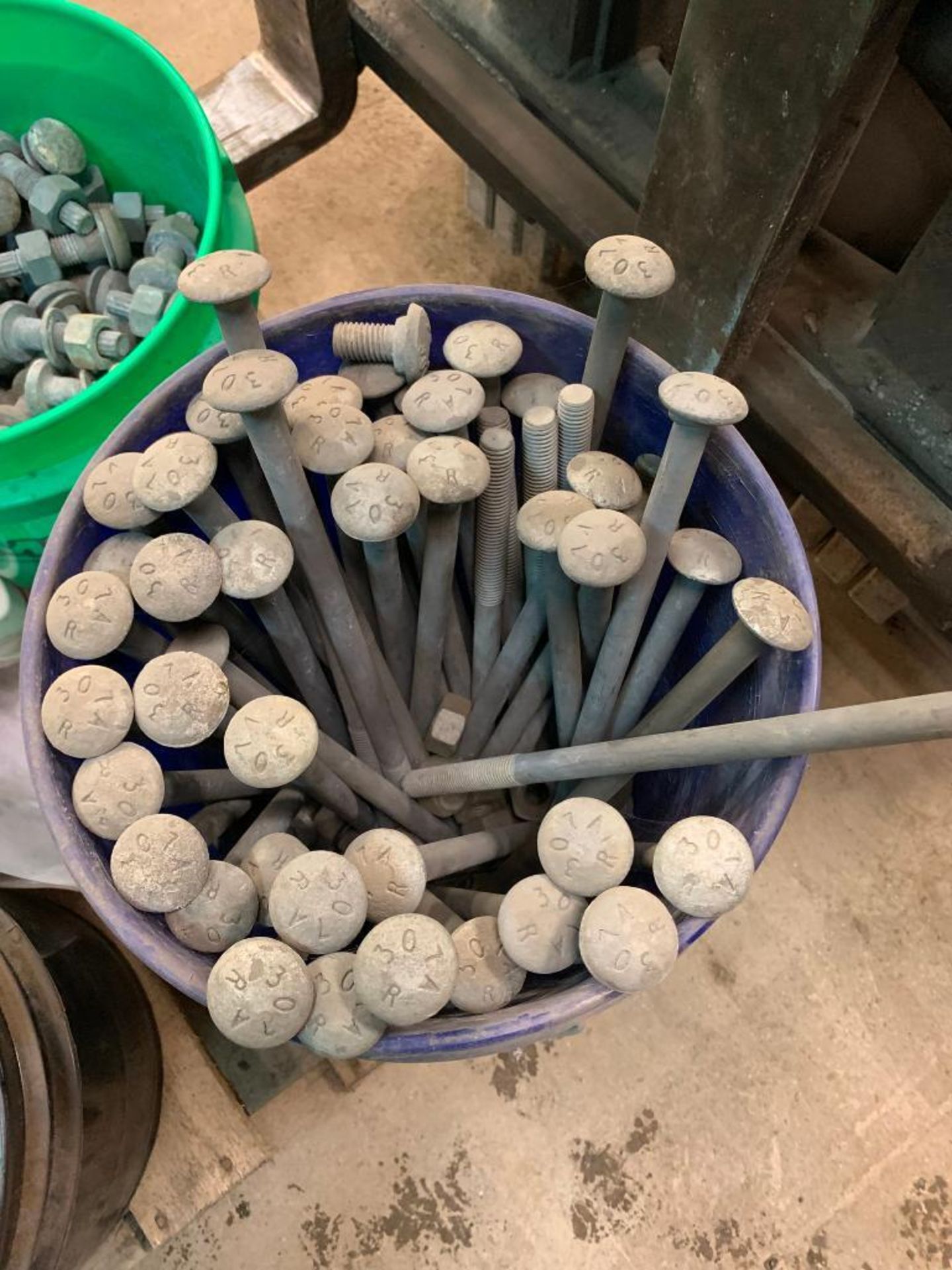 Pallet of Assorted Galvanized TC Bolts