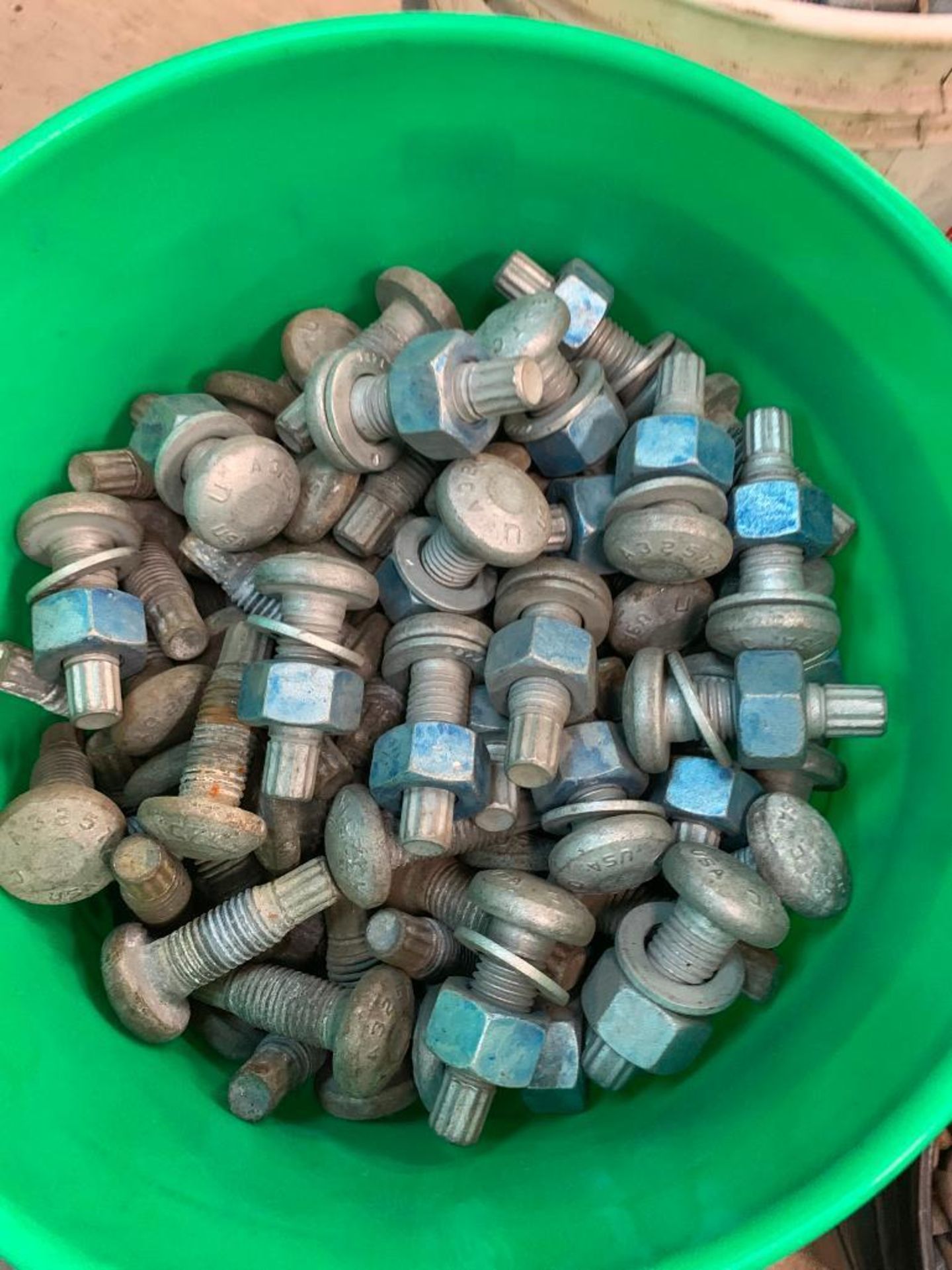 Pallet of Assorted Galvanized TC Bolts