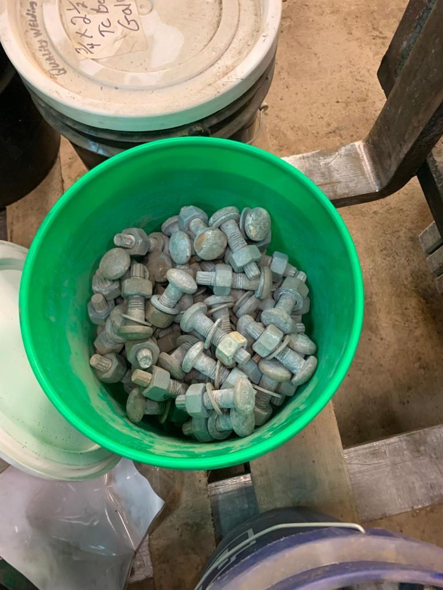 Pallet of Assorted Galvanized TC Bolts