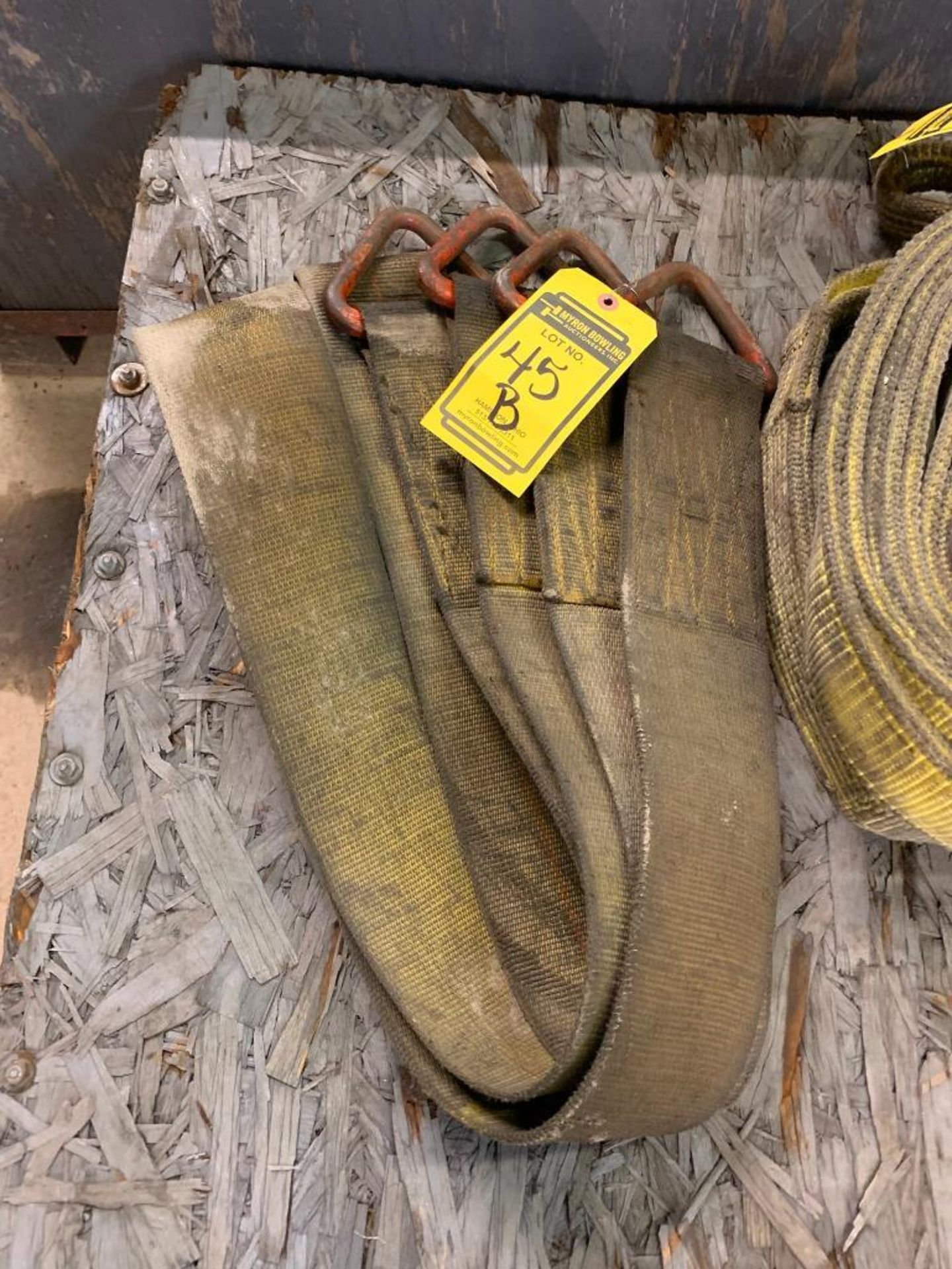 { Group of lots: 45A, 45B, 45C } (2) Nylon Slings, 4" X 7'